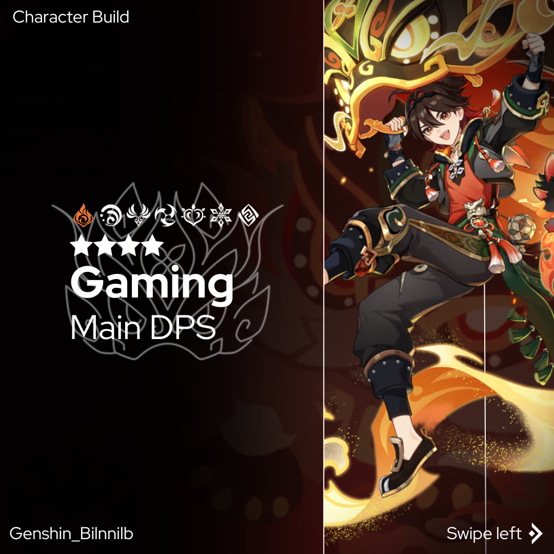 (4.4) Gaming Build Guide as Main DPS Genshin Impact | HoYoLAB
