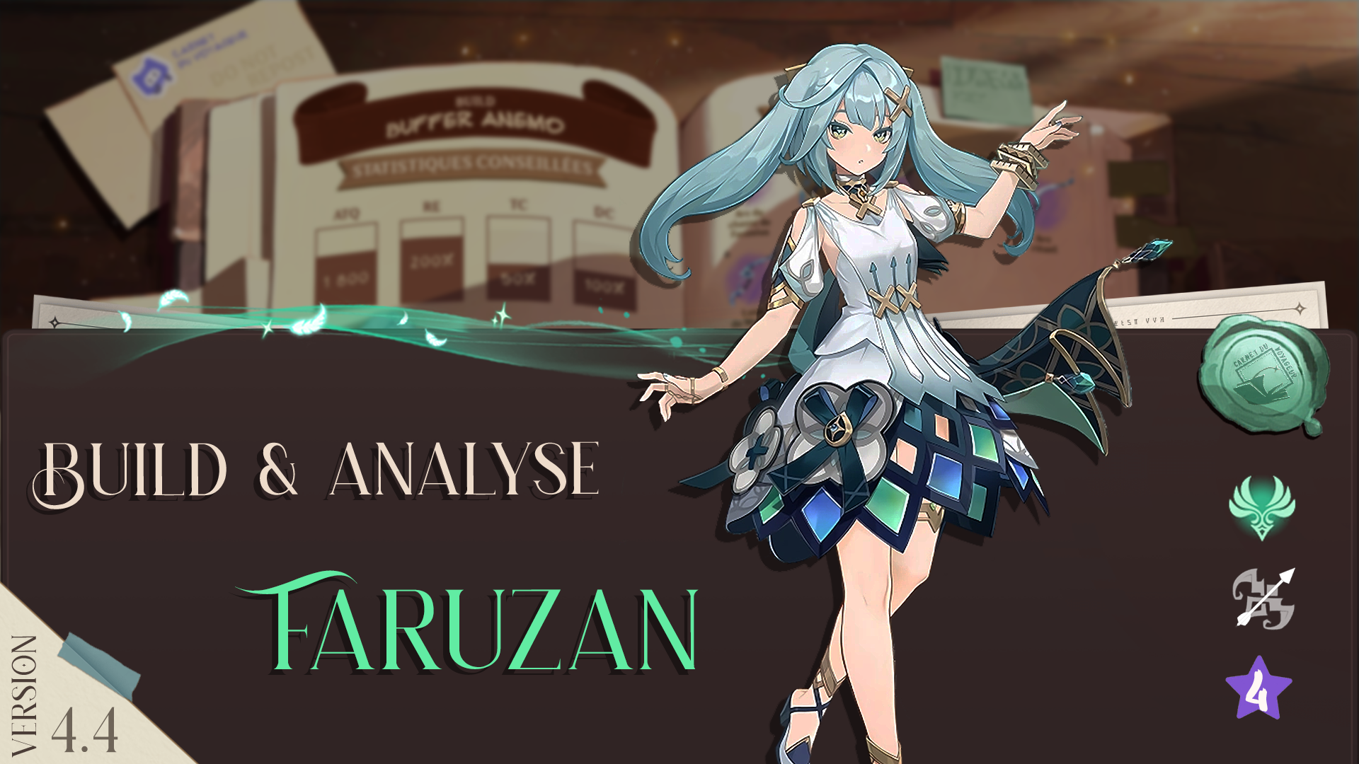 [Version 4.4] Faruzan | Guide complet : Buffer Anémo Genshin Impact | HoYoLAB