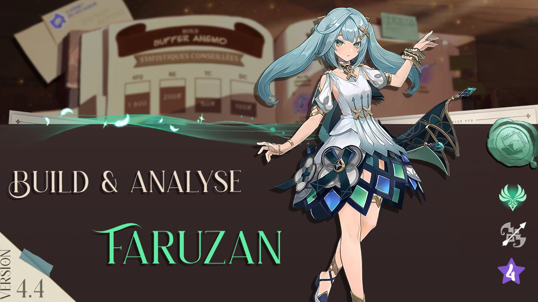 [Version 4.4] Faruzan | Guide complet : Buffer Anémo Genshin Impact | HoYoLAB