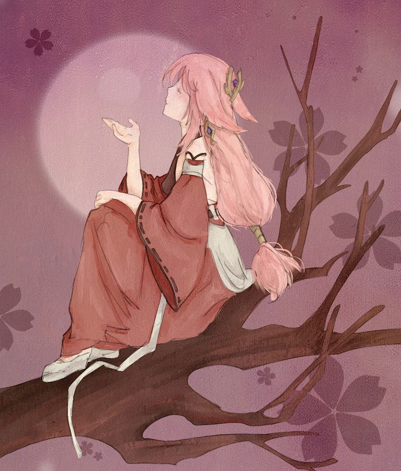 Yae Miko Fan Art Genshin Impact | HoYoLAB