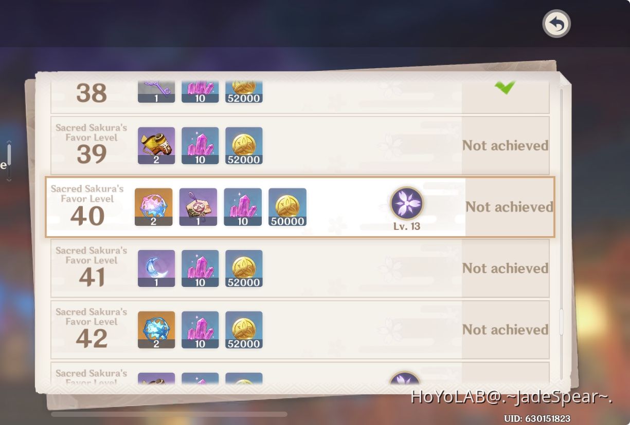 Two more levels sakura tree Genshin Impact | HoYoLAB