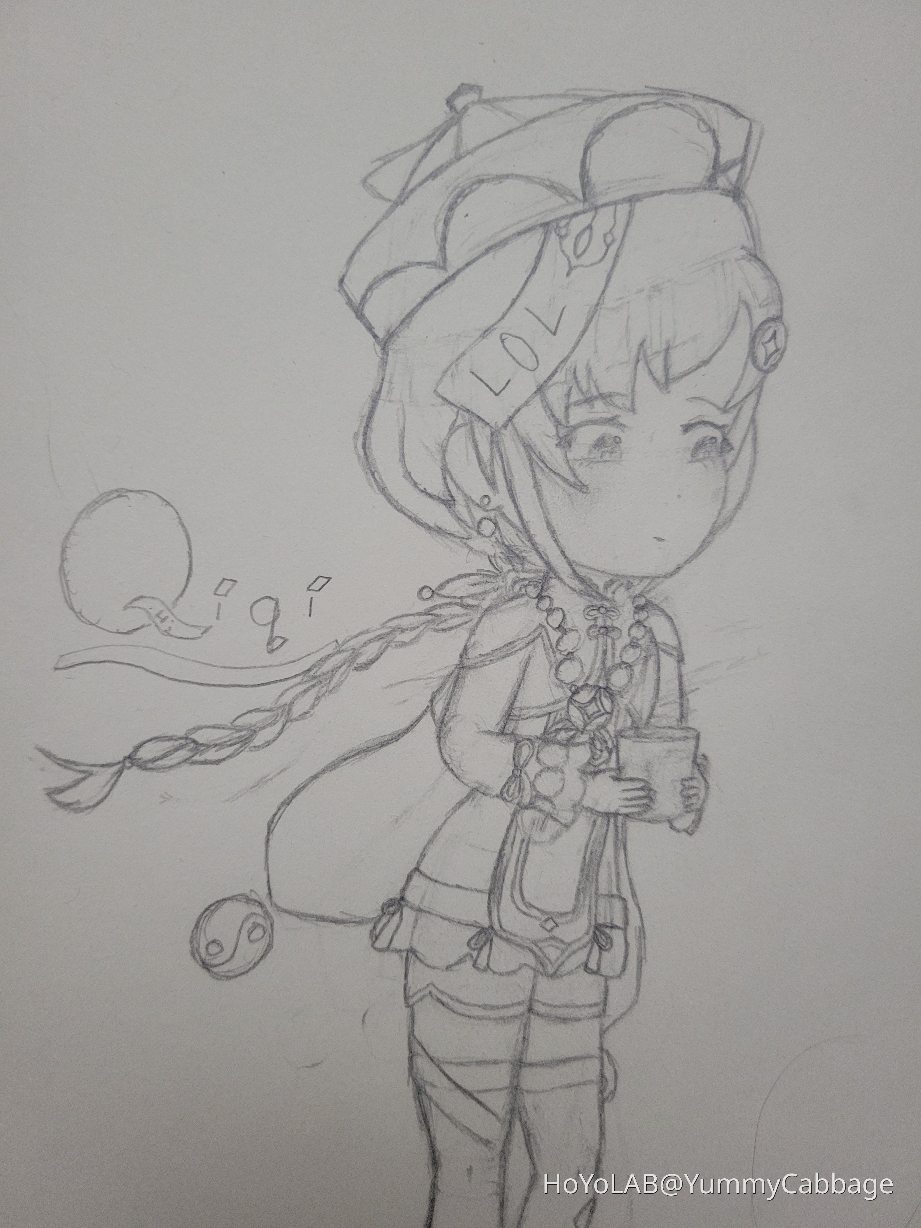 So I Drew Qiqi... Genshin Impact | HoYoLAB