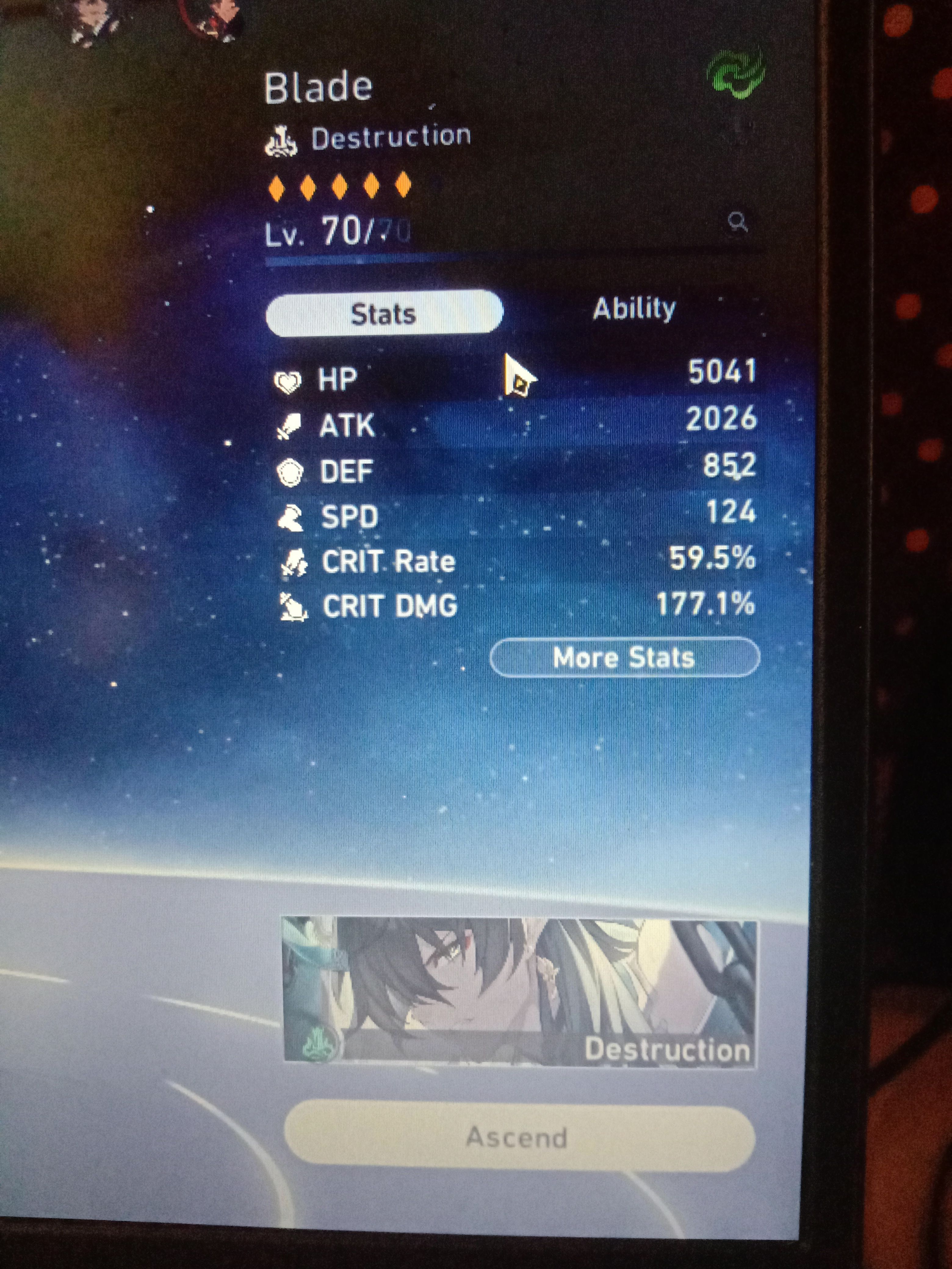 My blade build Honkai: Star Rail | HoYoLAB