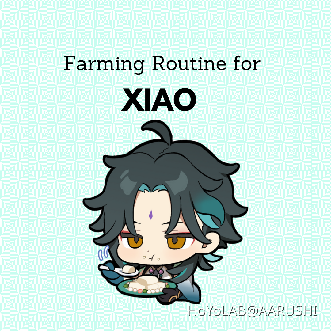 Xiao Farming Routine Genshin Impact | HoYoLAB