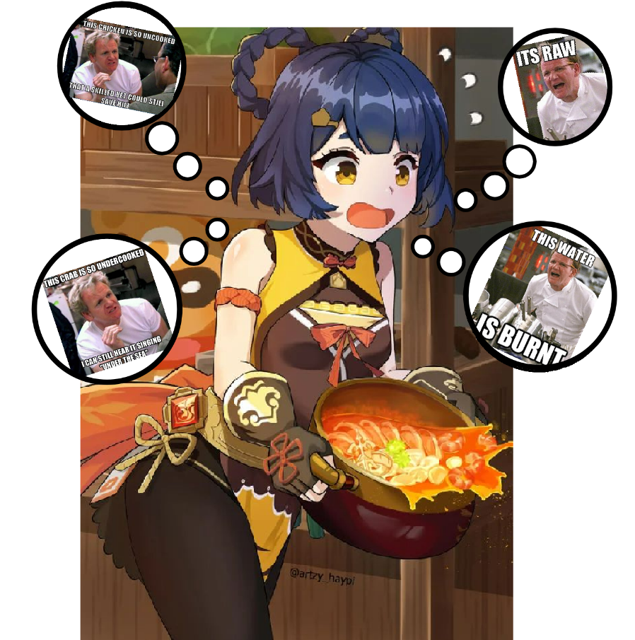 Xiangling's thoughts while cooking Genshin Impact | HoYoLAB