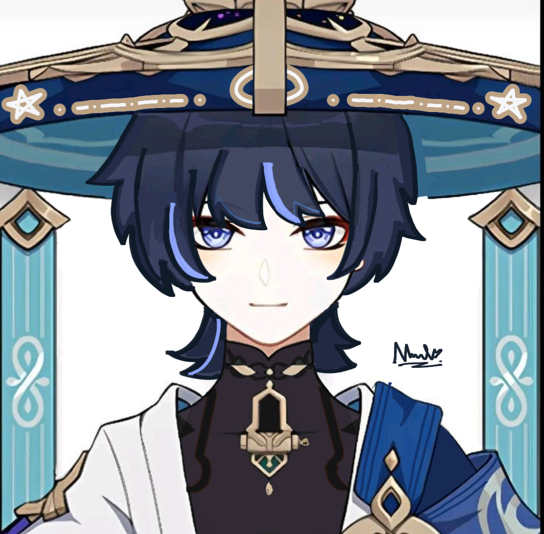Wanderer/Scaramouche redesign or edit cuz i love him 😔👍 Genshin Impact ...