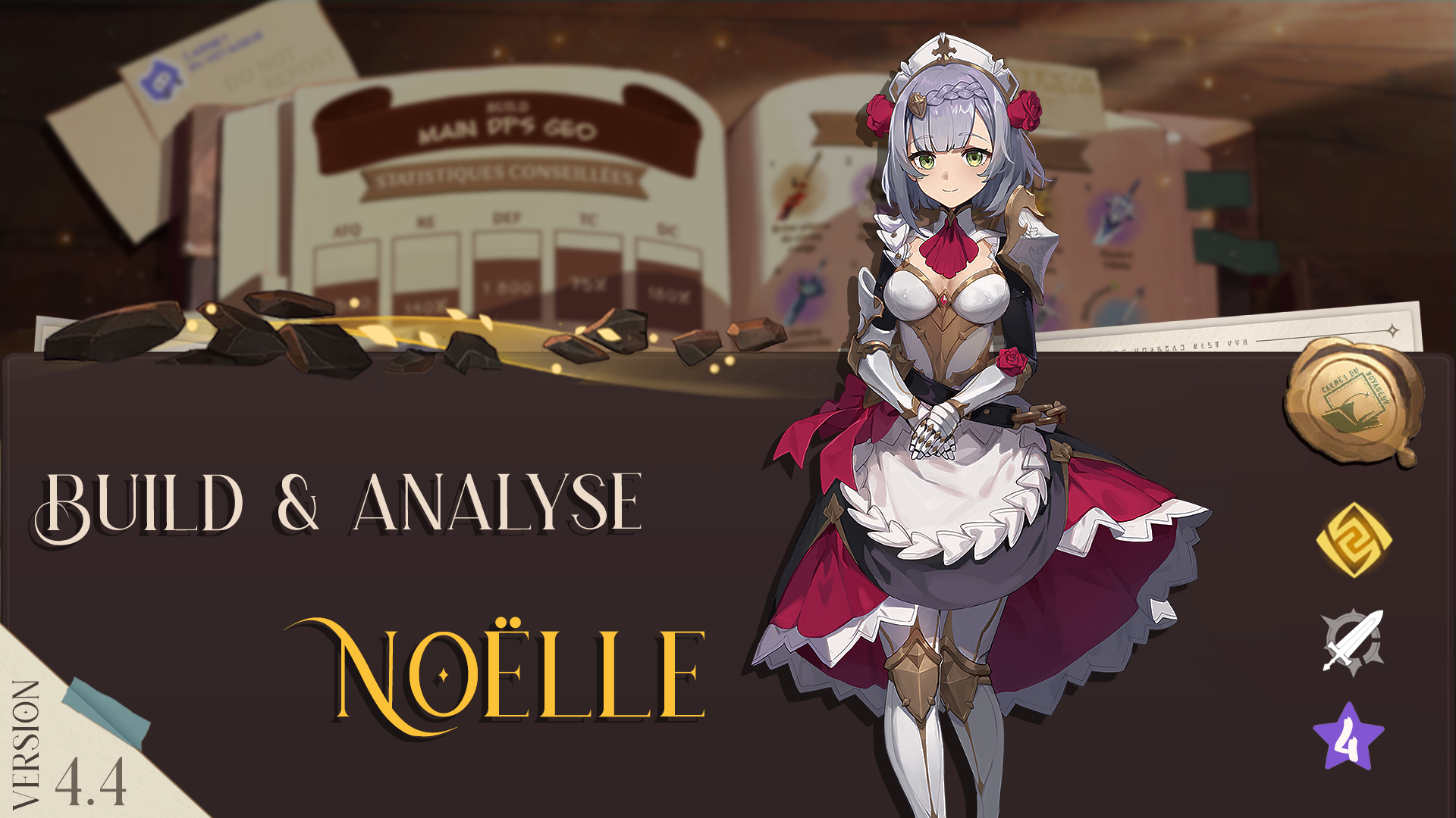 [Version 4.4] Noëlle | Guide complet : Main DPS Géo Genshin Impact ...