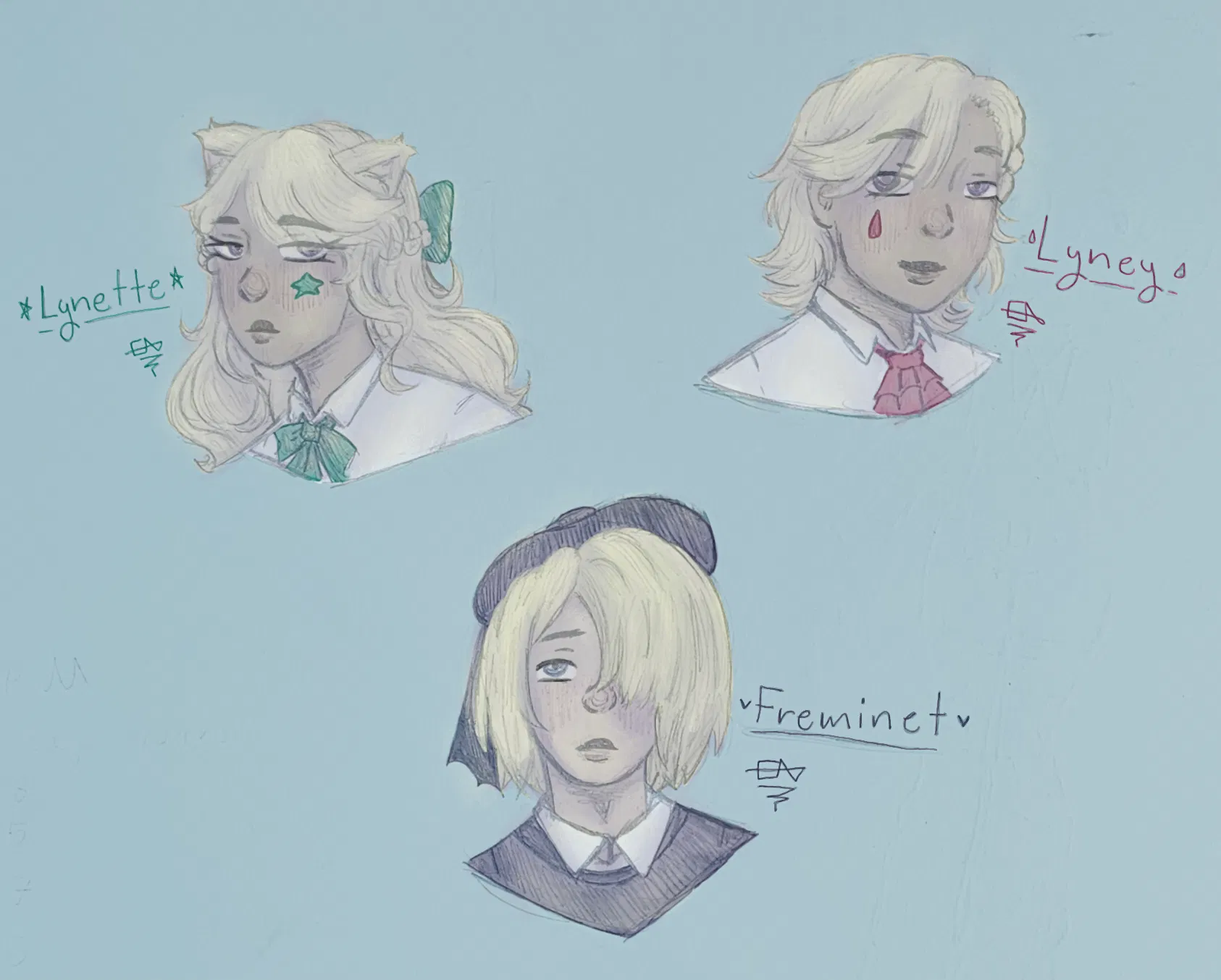 Lyney Lynette & Freminet Fanart Genshin Impact | HoYoLAB