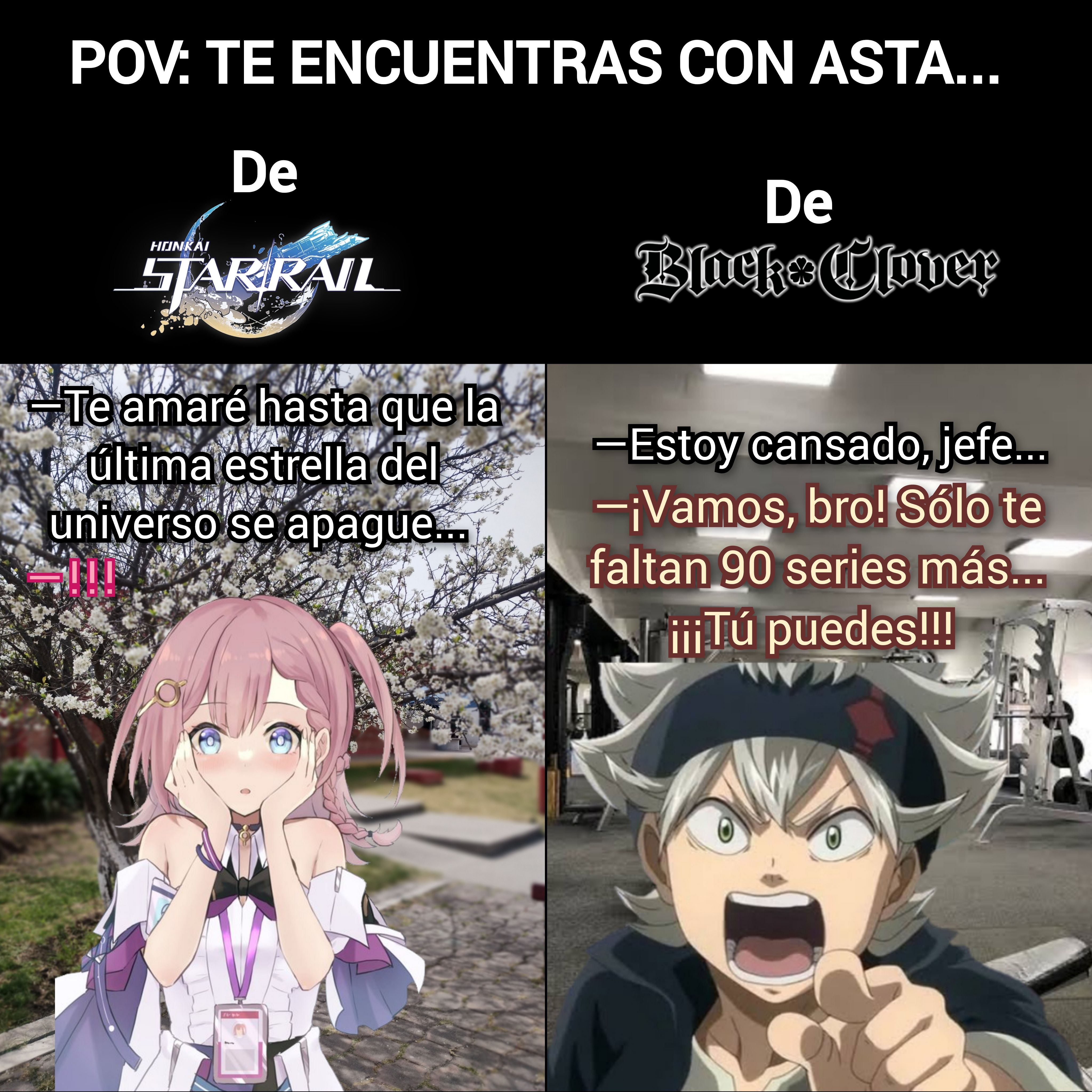 POV: Te encuentras con Asta (My first bilingual meme) Honkai: Star Rail ...
