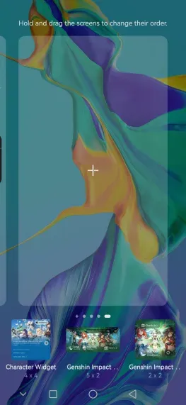 Widget can't fit screen Genshin Impact | HoYoLAB