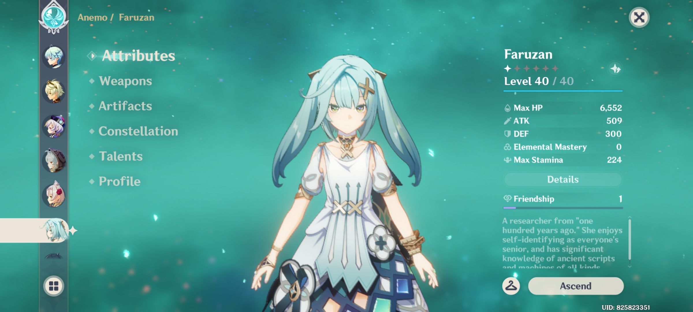 C6 Faruzan Genshin Impact | HoYoLAB