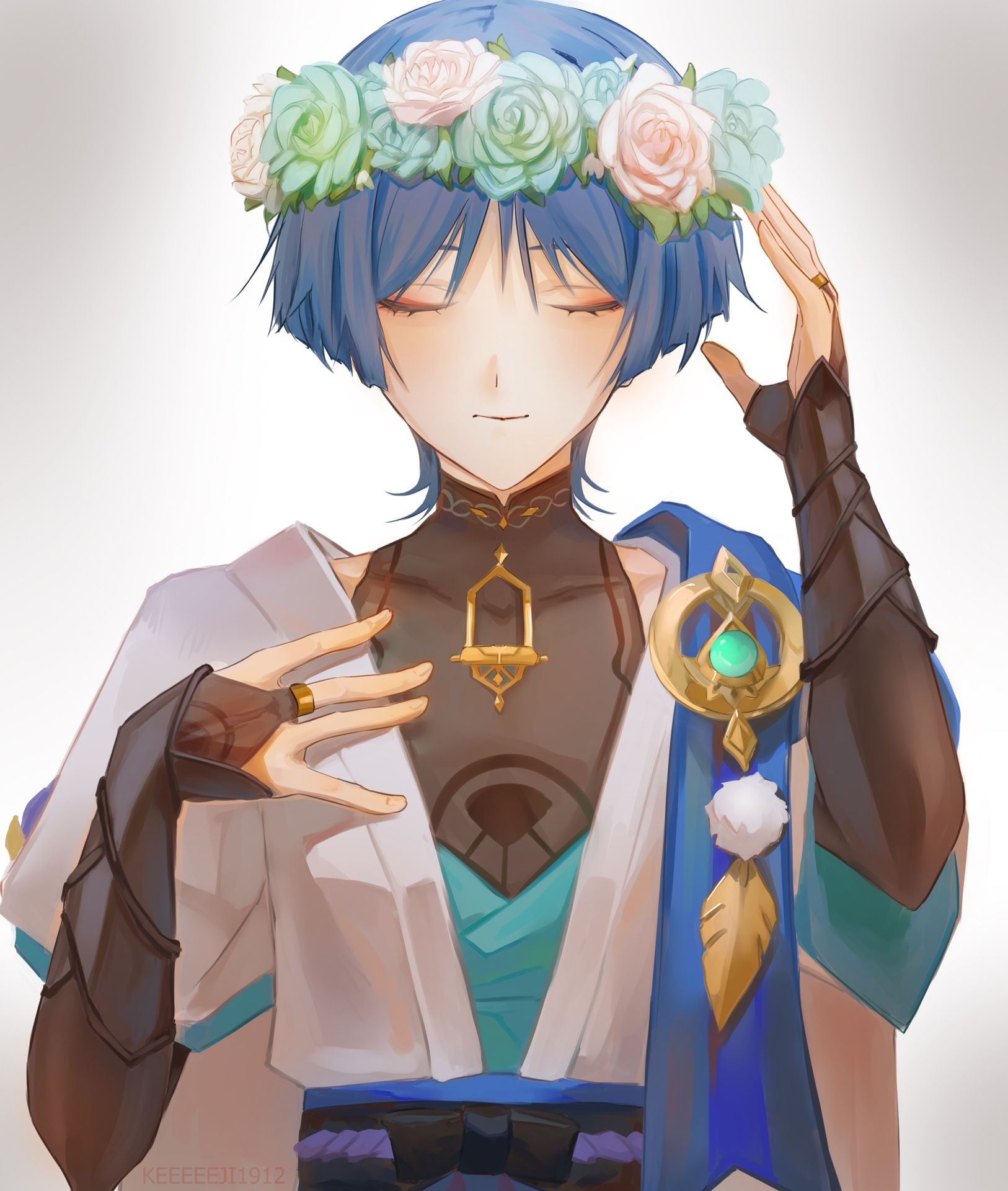 Fanart of @ mahyeji_gs wanderer cosplay Genshin Impact | HoYoLAB