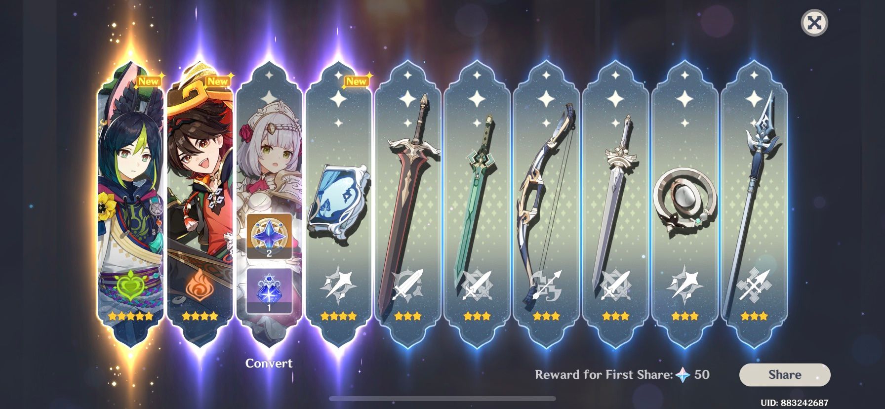 The luck of the alt account! Genshin Impact | HoYoLAB