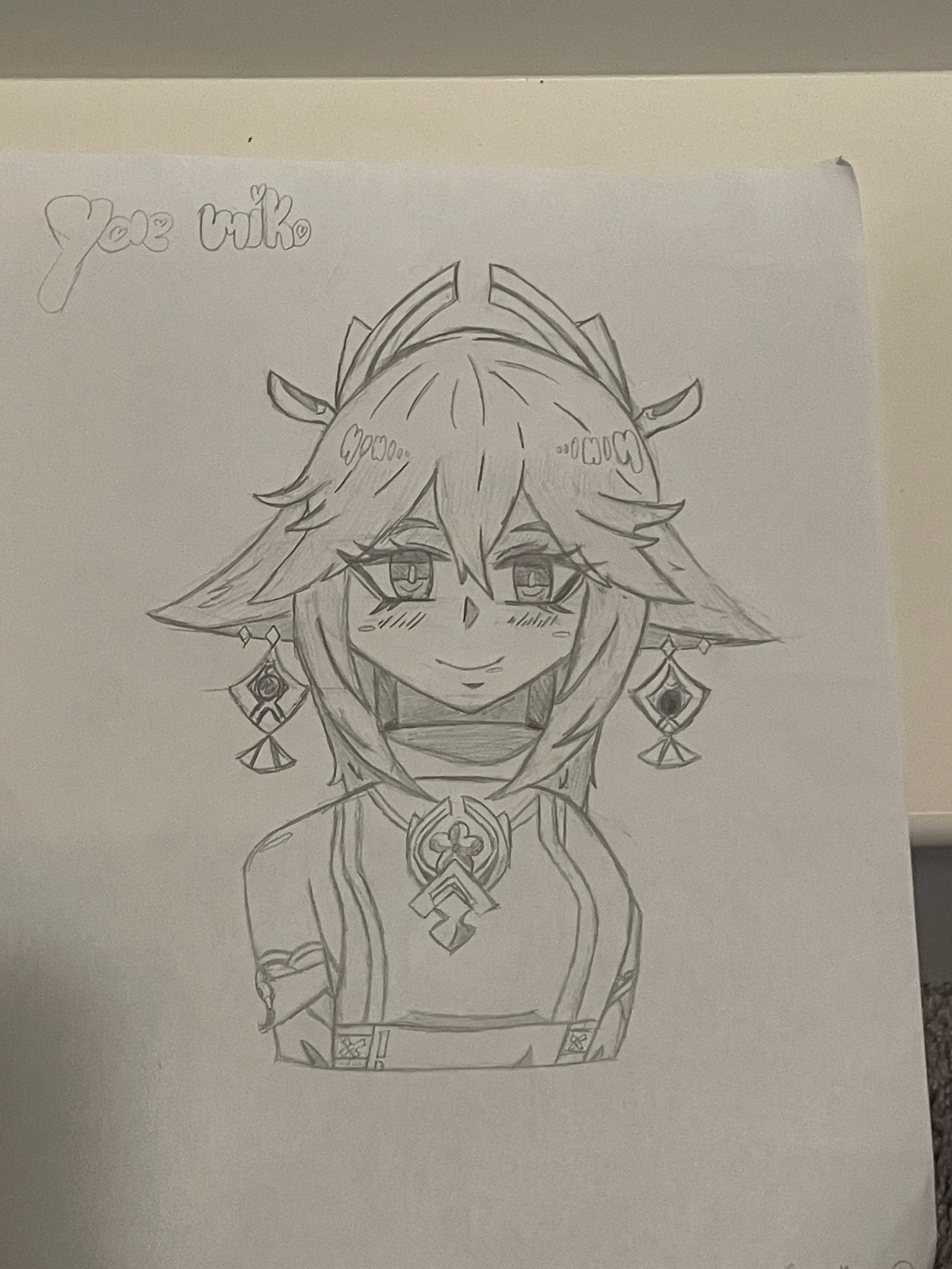 Yae Miko fan art Genshin Impact | HoYoLAB