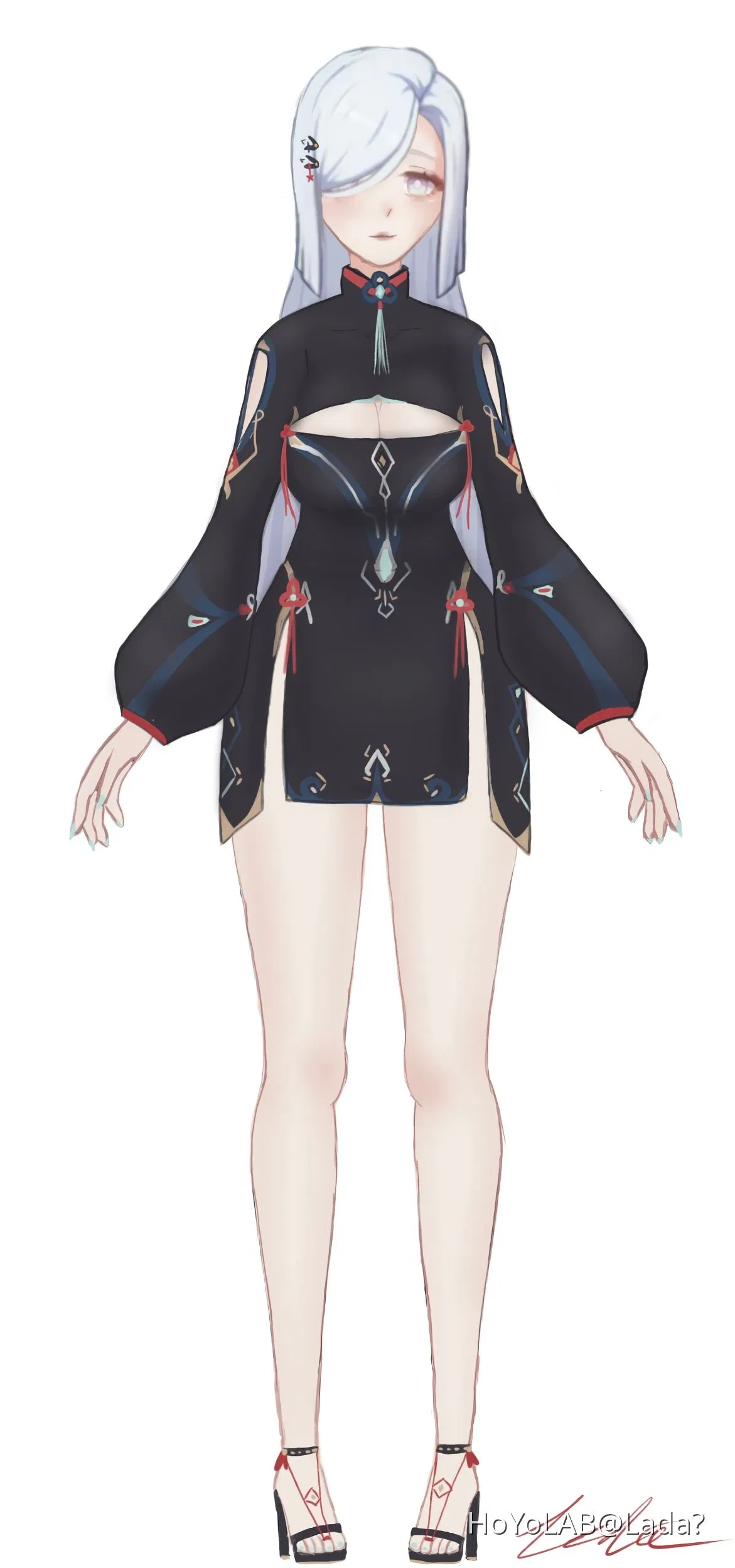 Shenhe - alternative outfit Genshin Impact | HoYoLAB