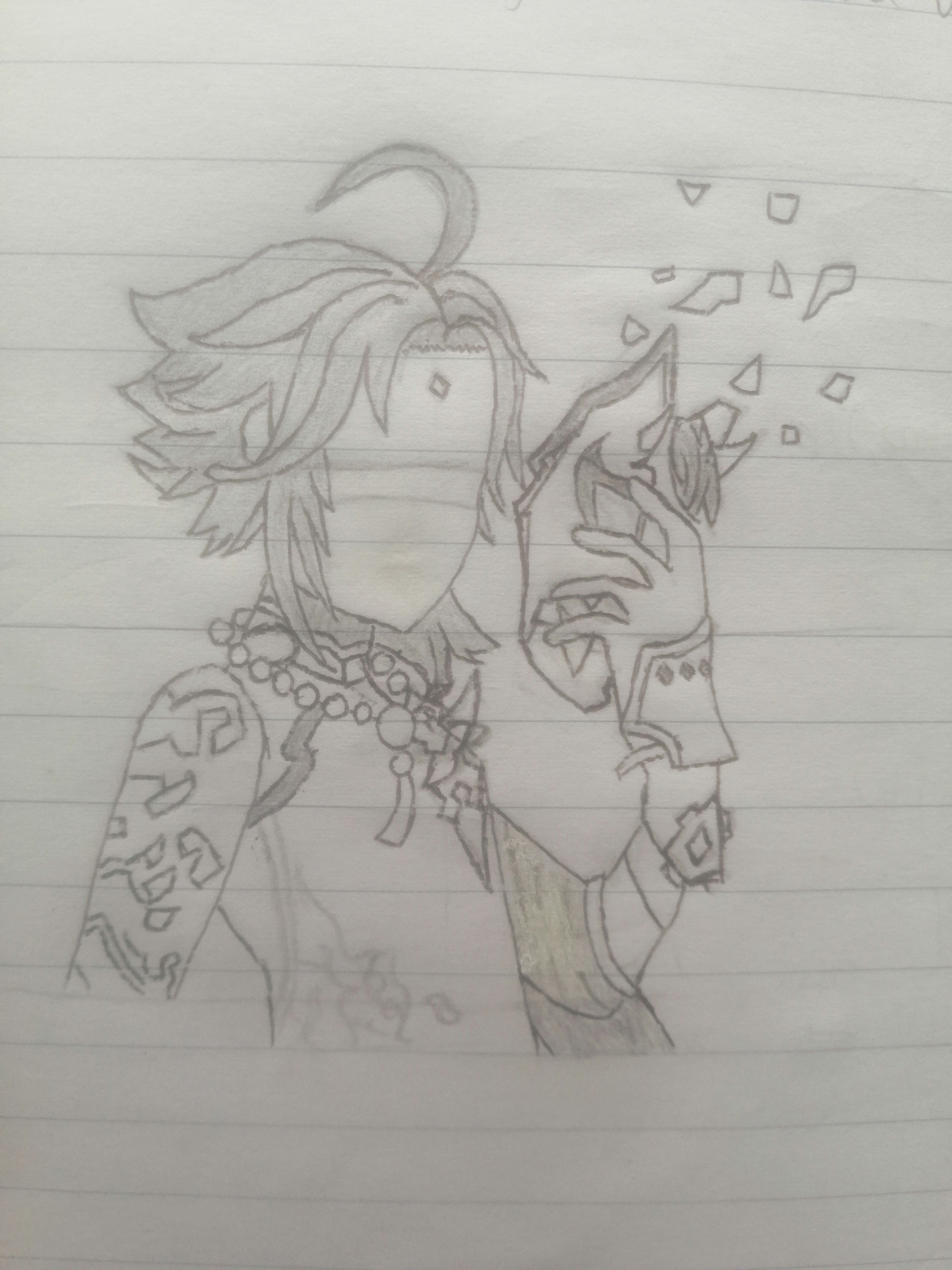 Ai đó vẽ mắt cho xiao được không! Genshin Impact | HoYoLAB