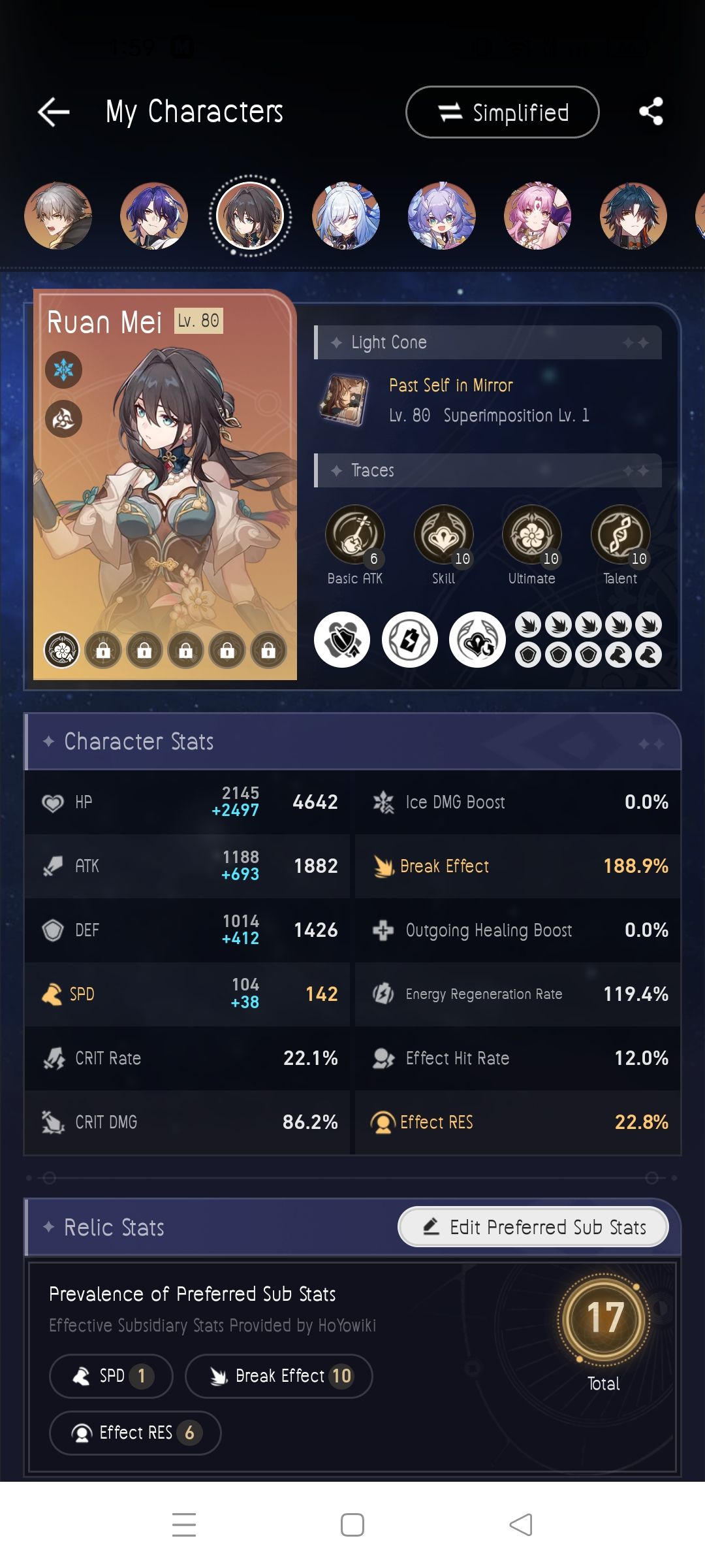 My Ruan Mei Build Honkai: Star Rail | HoYoLAB