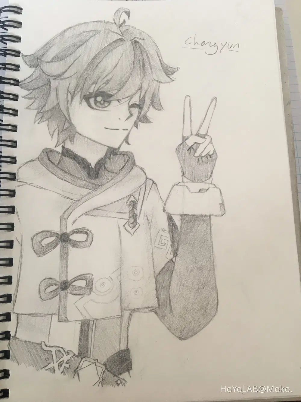 Chongyun drawing Genshin Impact | HoYoLAB