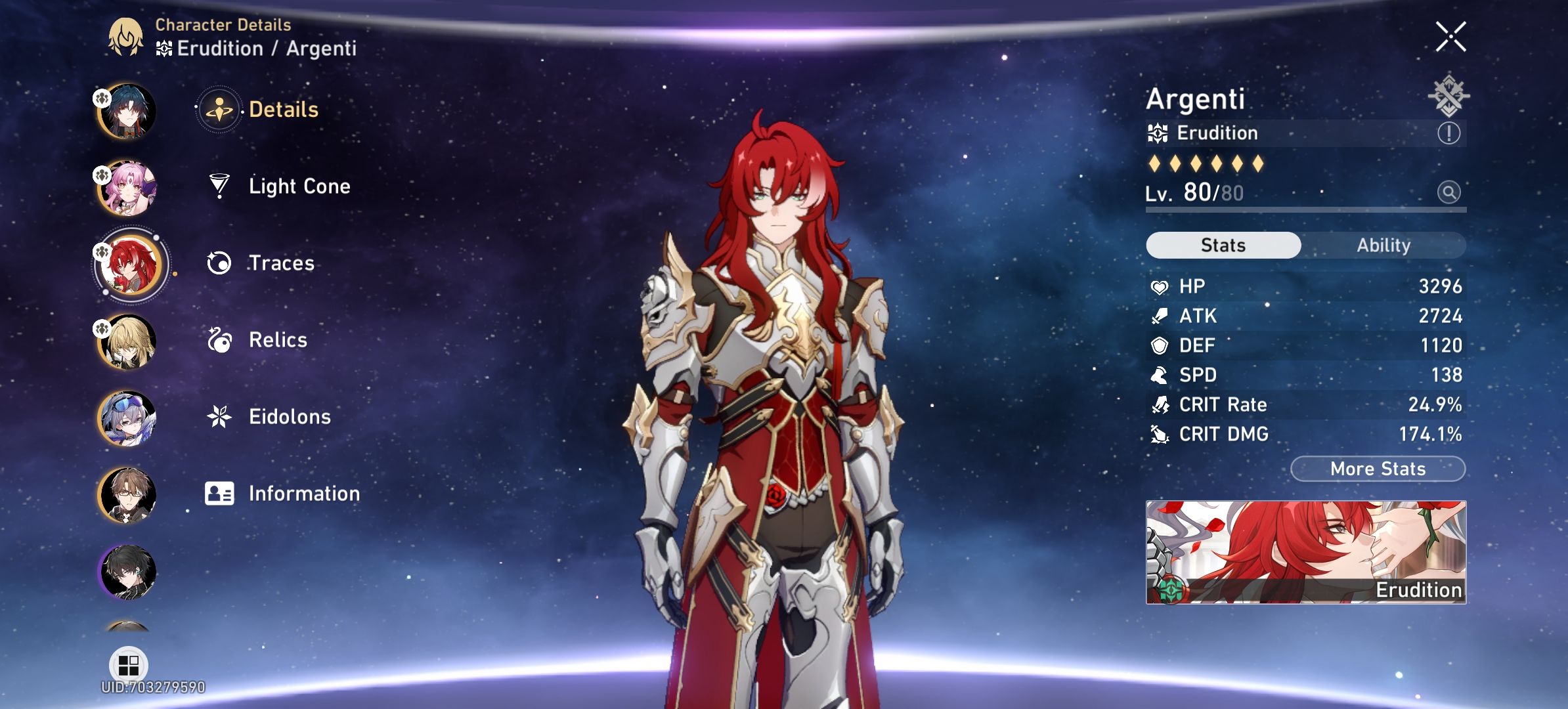 Argenti build! Honkai: Star Rail | HoYoLAB