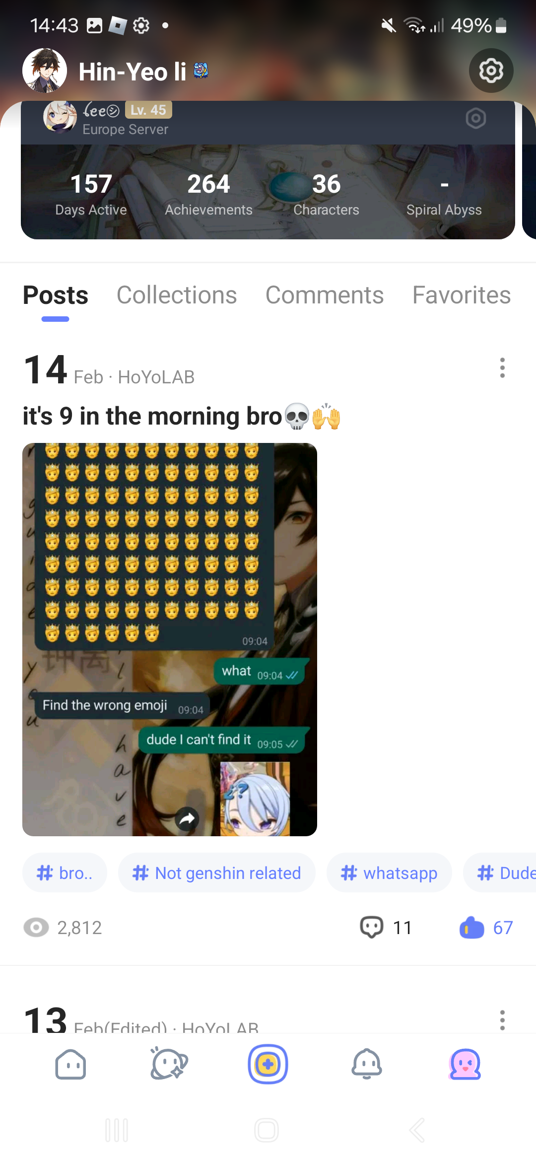 I'm confused on why a average single screenshot is blowing up instead of my art but thank you😃 ...