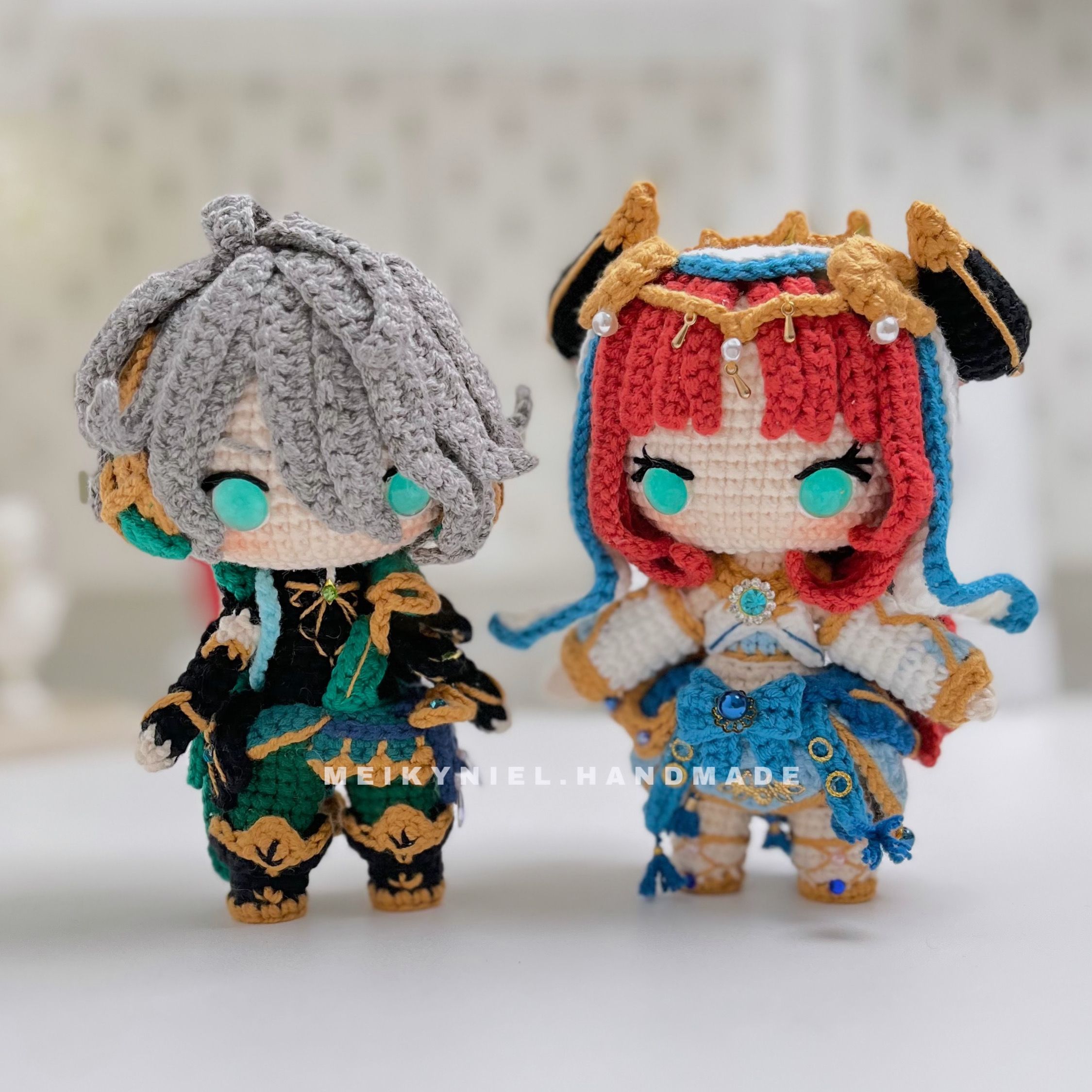 Alhaitham ♥️ Nilou | Crochet Amigurumi Genshin Impact | HoYoLAB