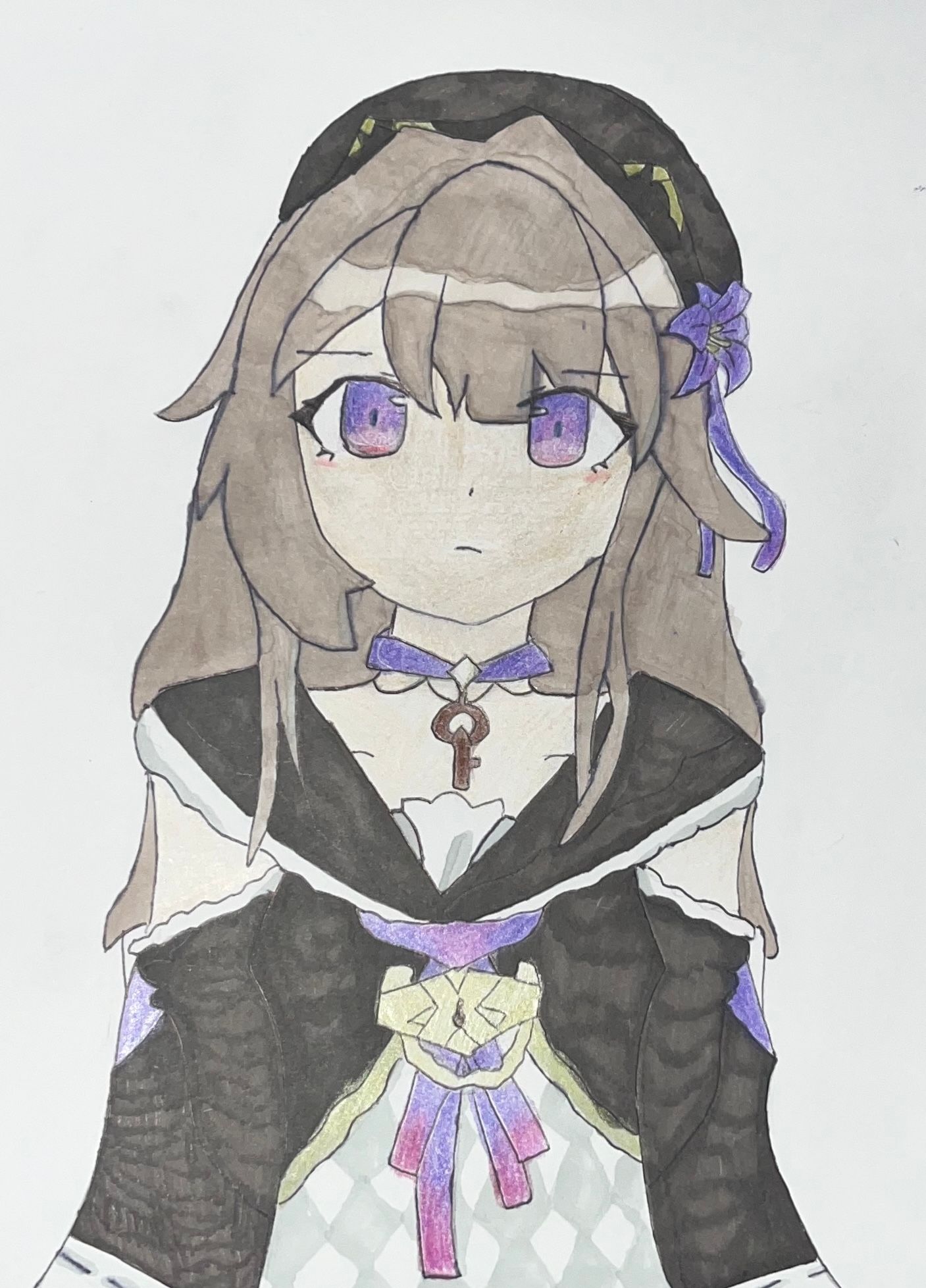 A drawing of Herta from HSR I did a few months ago Honkai: Star Rail ...