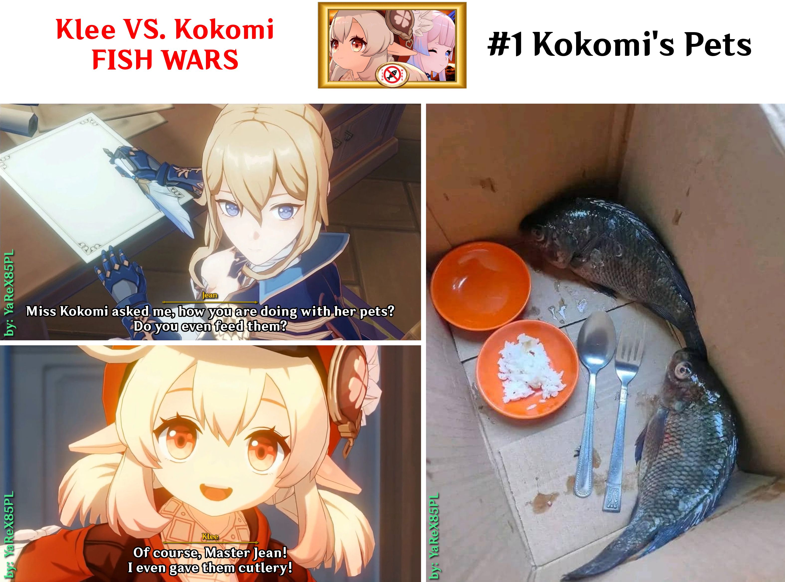 Kokomi's Pets (Fish Wars #1) Genshin Impact | HoYoLAB