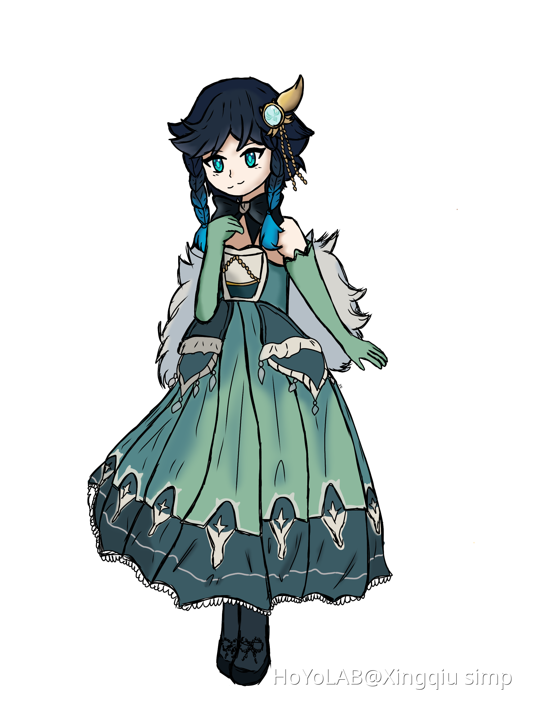 Some Venti drawings Genshin Impact | HoYoLAB