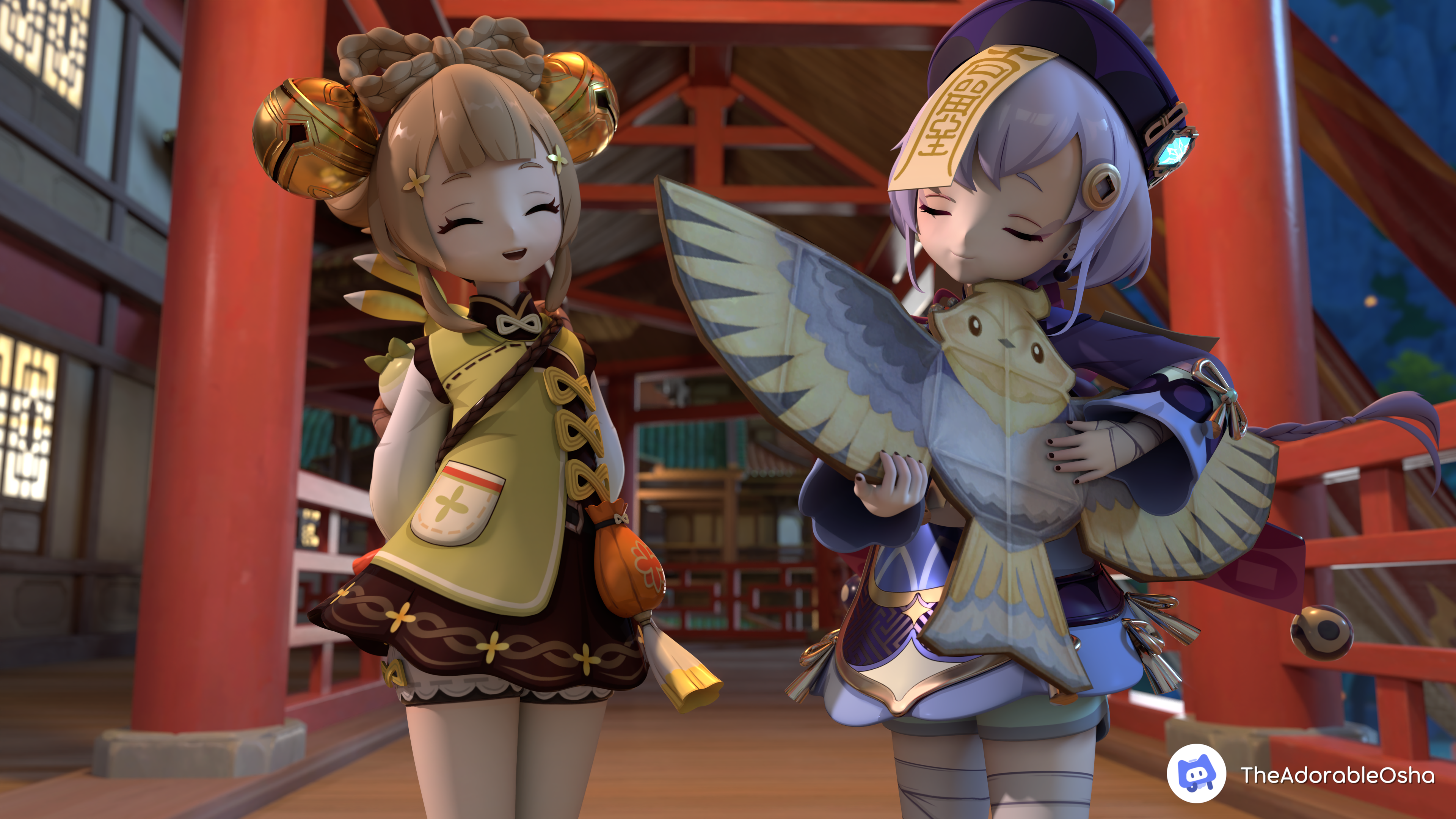 Qiqi's Golden Finch Kite Genshin Impact | HoYoLAB