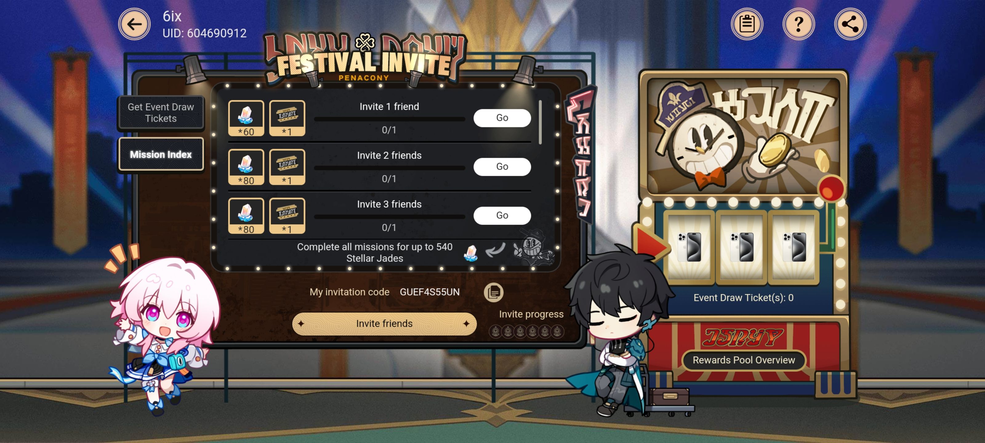 invite code Honkai: Star Rail | HoYoLAB