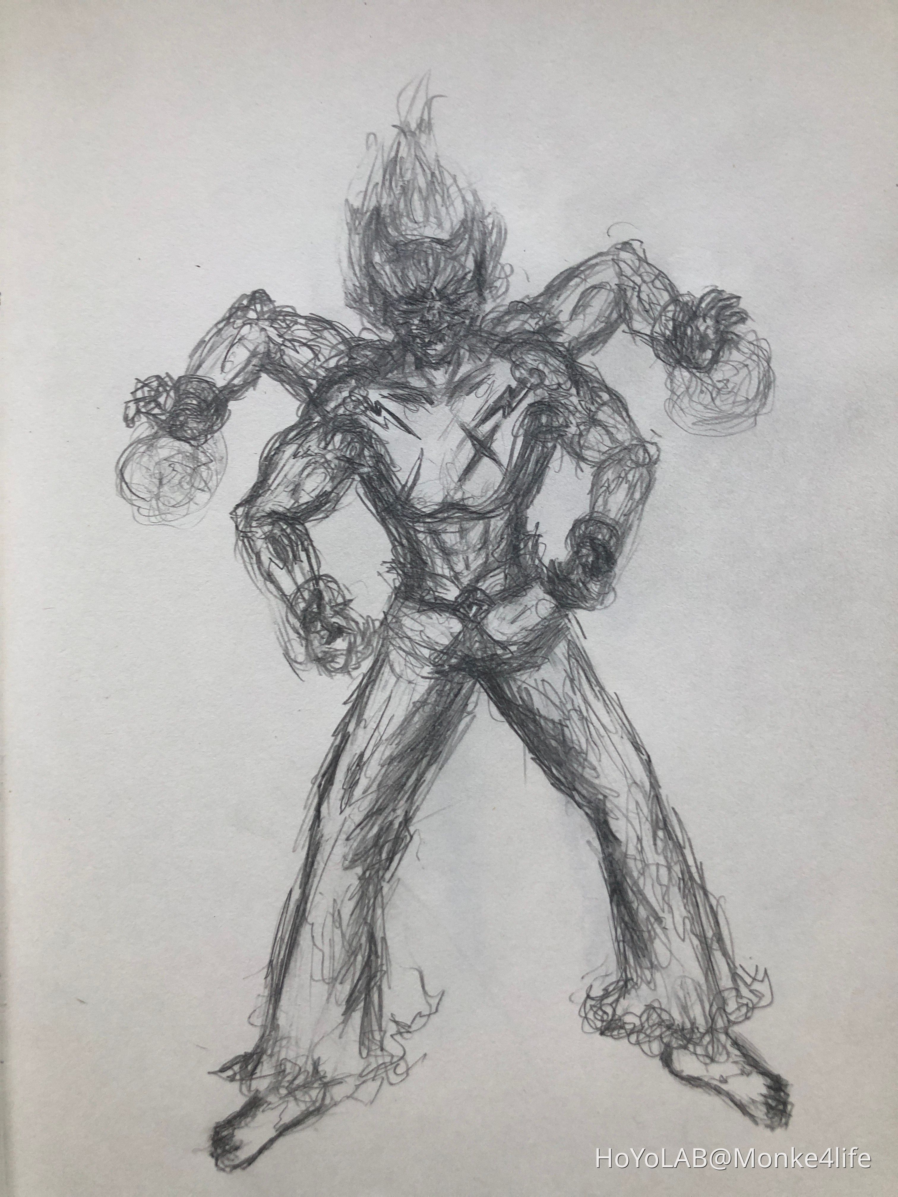 Bosacius sketch because why not? Genshin Impact | HoYoLAB