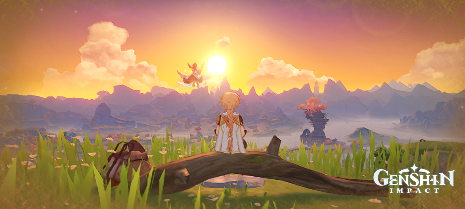 Sunset by the edge. Genshin Impact | HoYoLAB