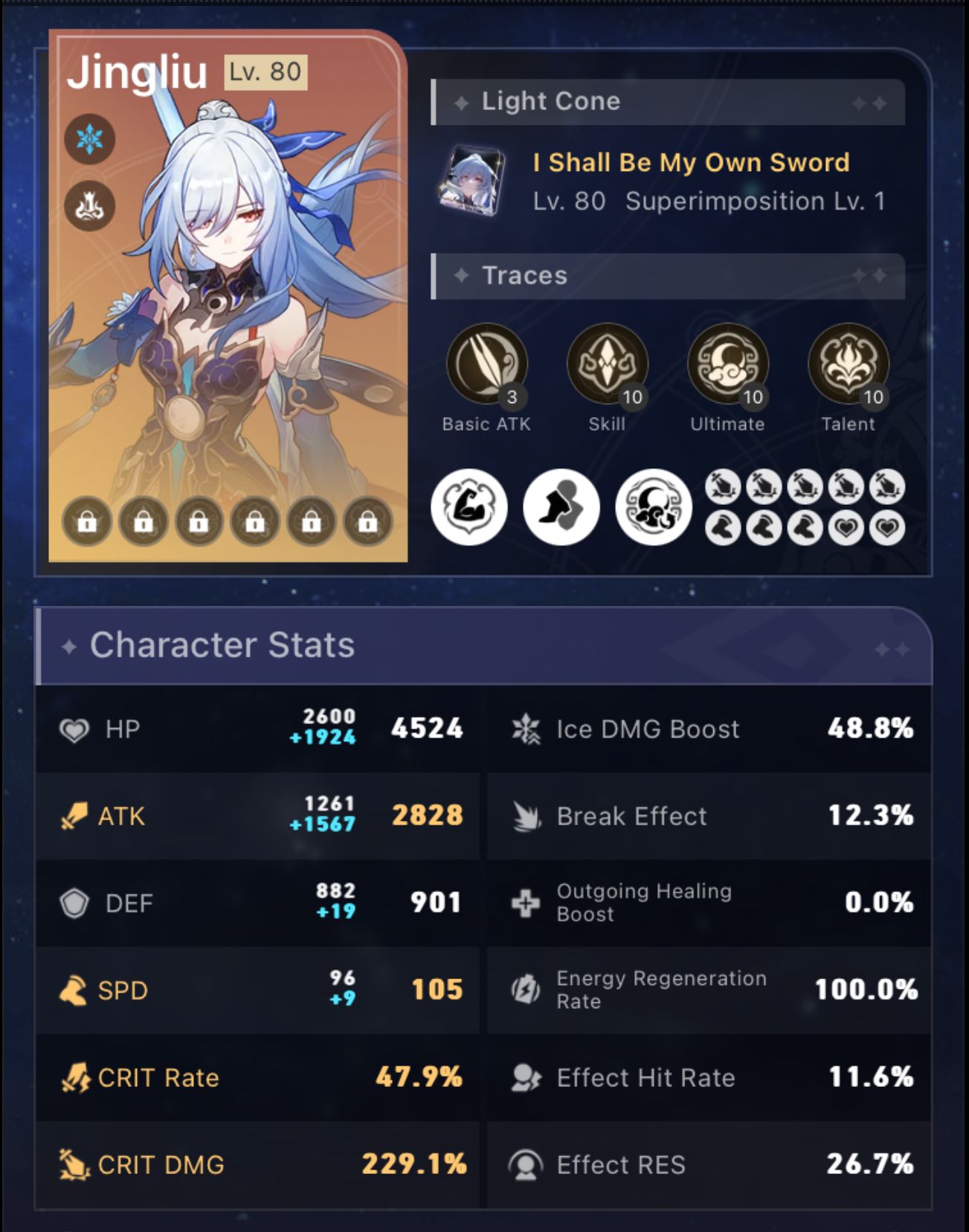 Jingliu Build 1 Honkai: Star Rail | HoYoLAB