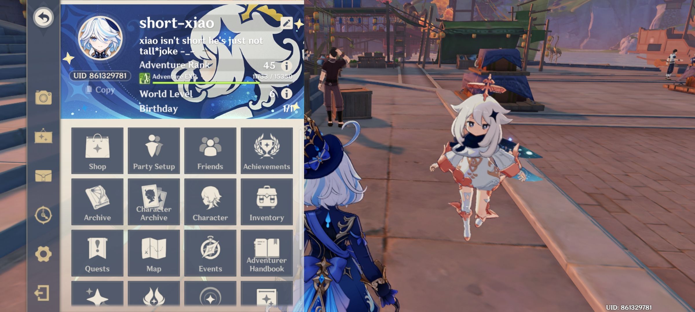 i already did the quest for ar 45 -_- Genshin Impact | HoYoLAB