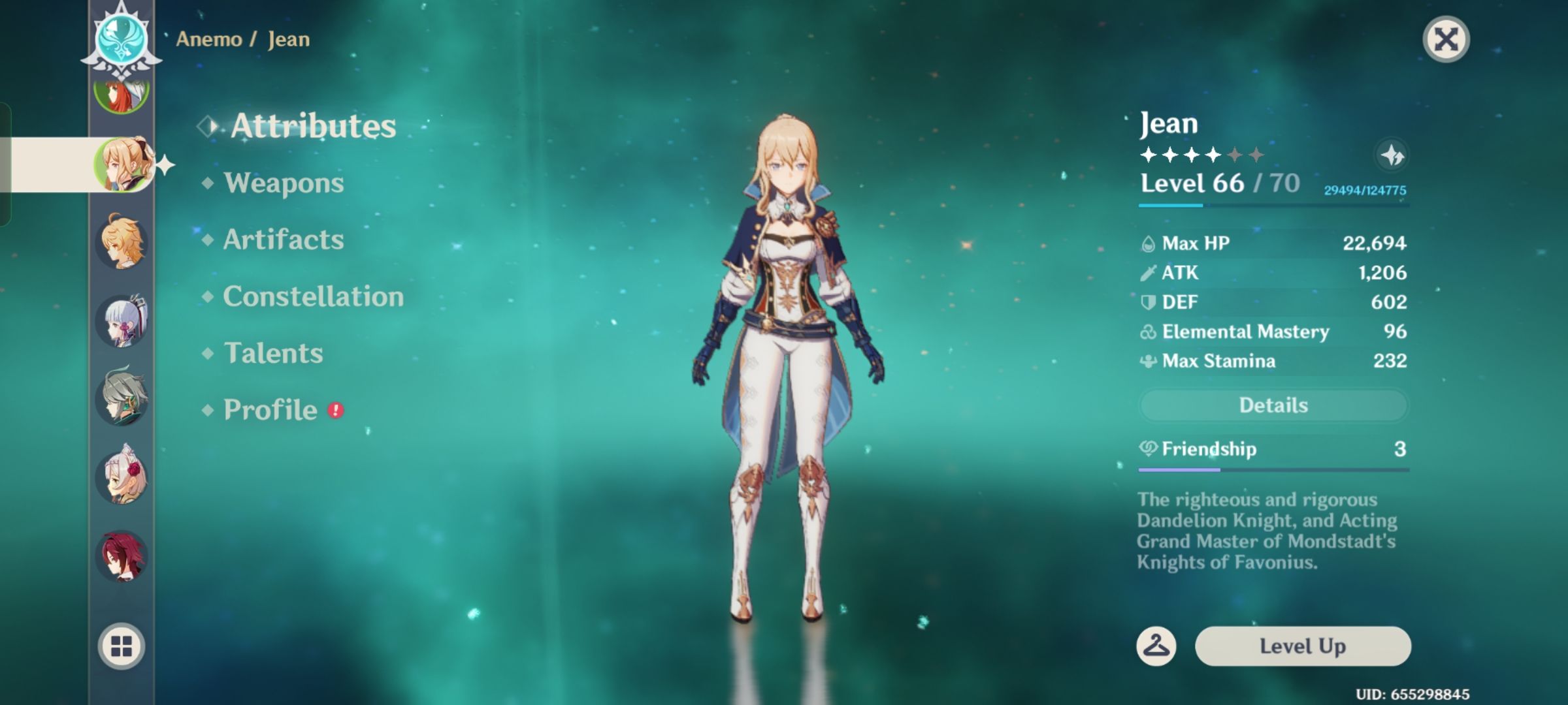 jean build Genshin Impact | HoYoLAB