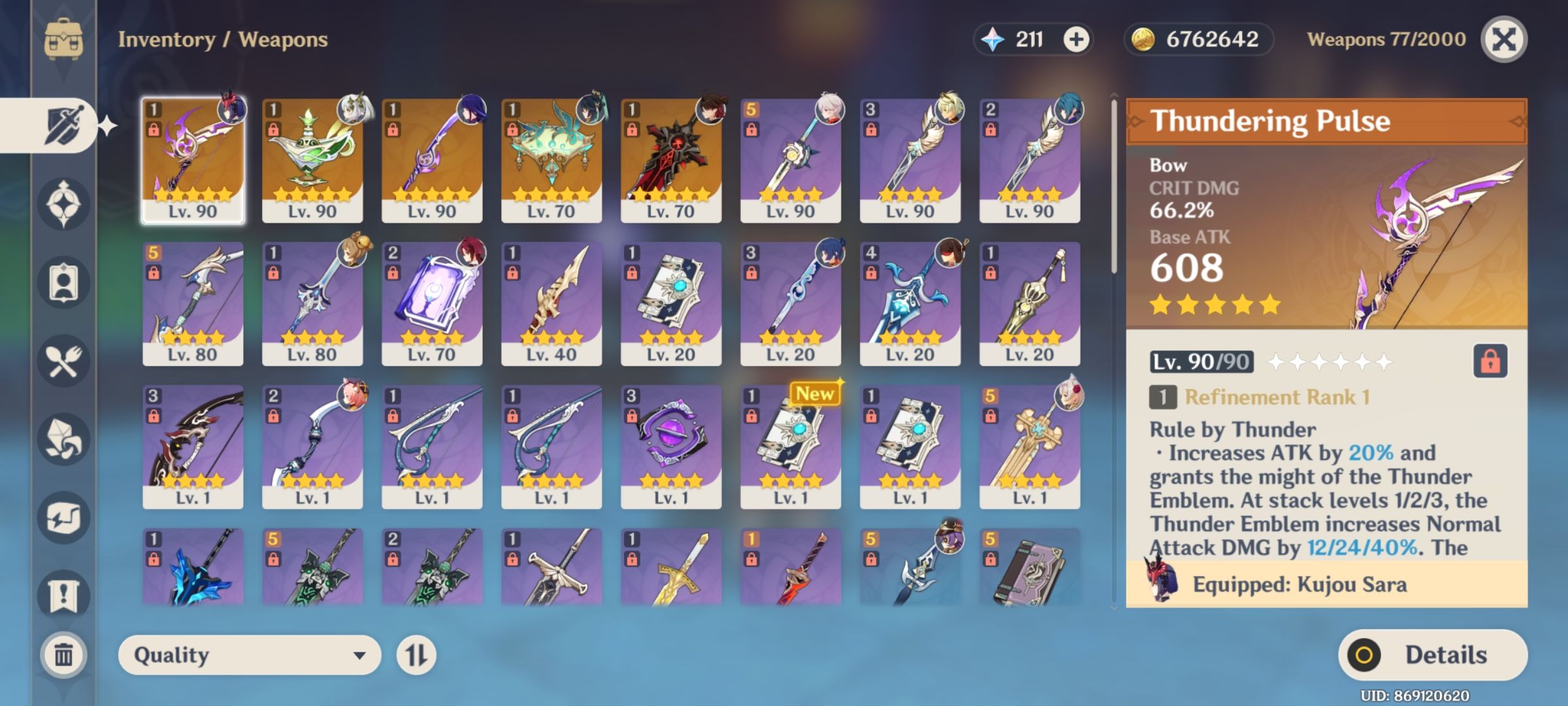 Impeccable weapon luck Genshin Impact | HoYoLAB