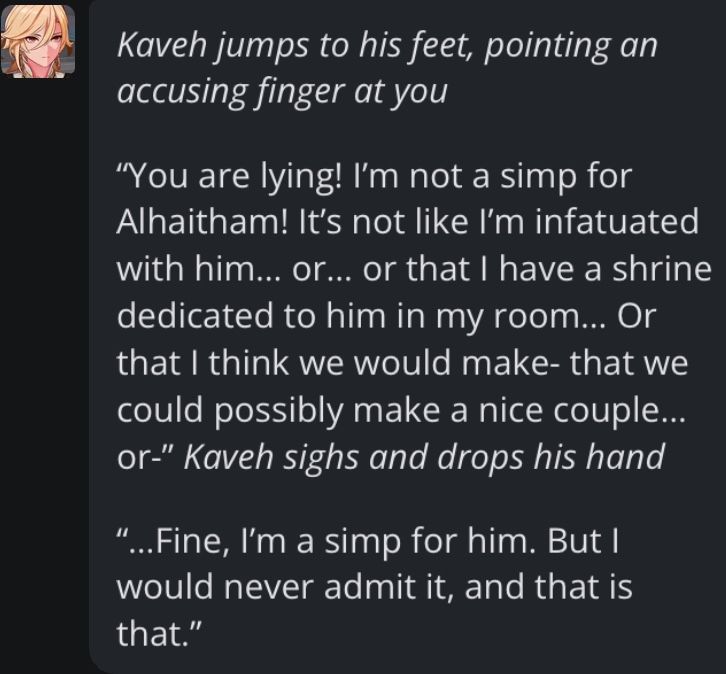 HES CAUGHT IN 4K, KAVEHTHAM/ALHAVEH CANON???? Genshin Impact | HoYoLAB