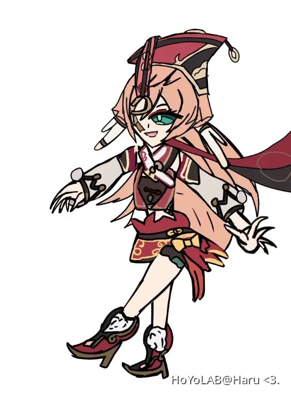 Yanfei fan art Genshin Impact | HoYoLAB