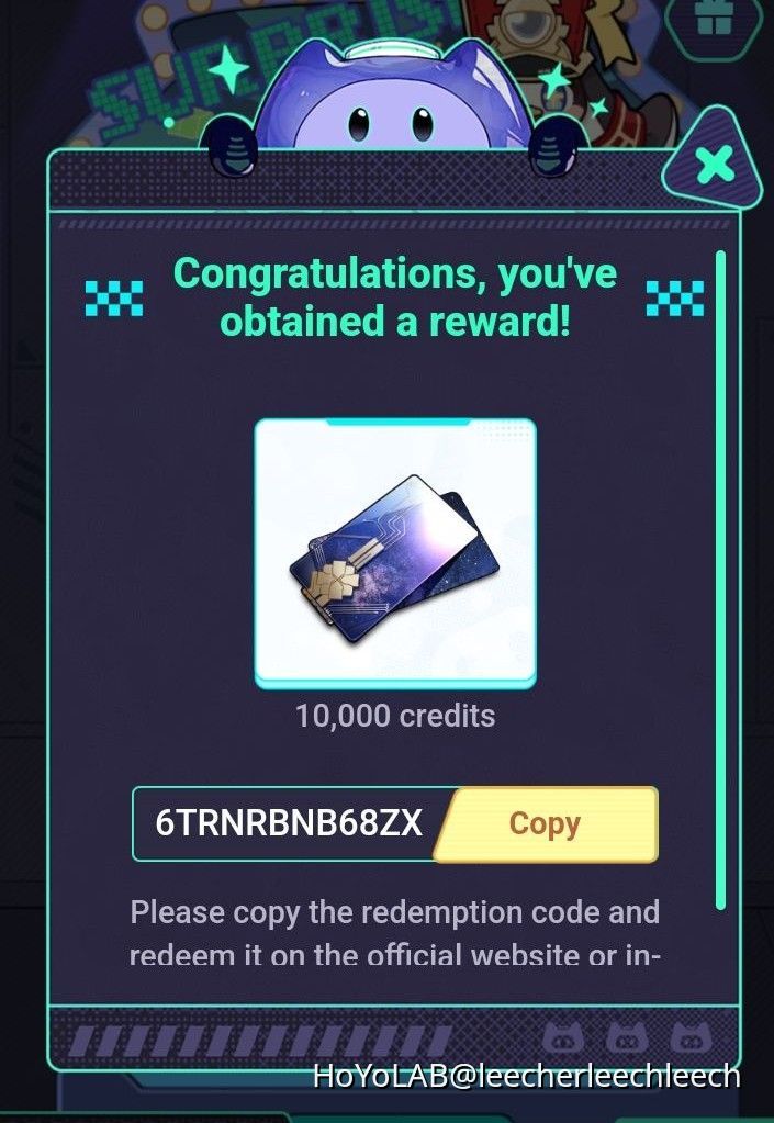 Honkai Star Rail redeem code Honkai: Star Rail | HoYoLAB