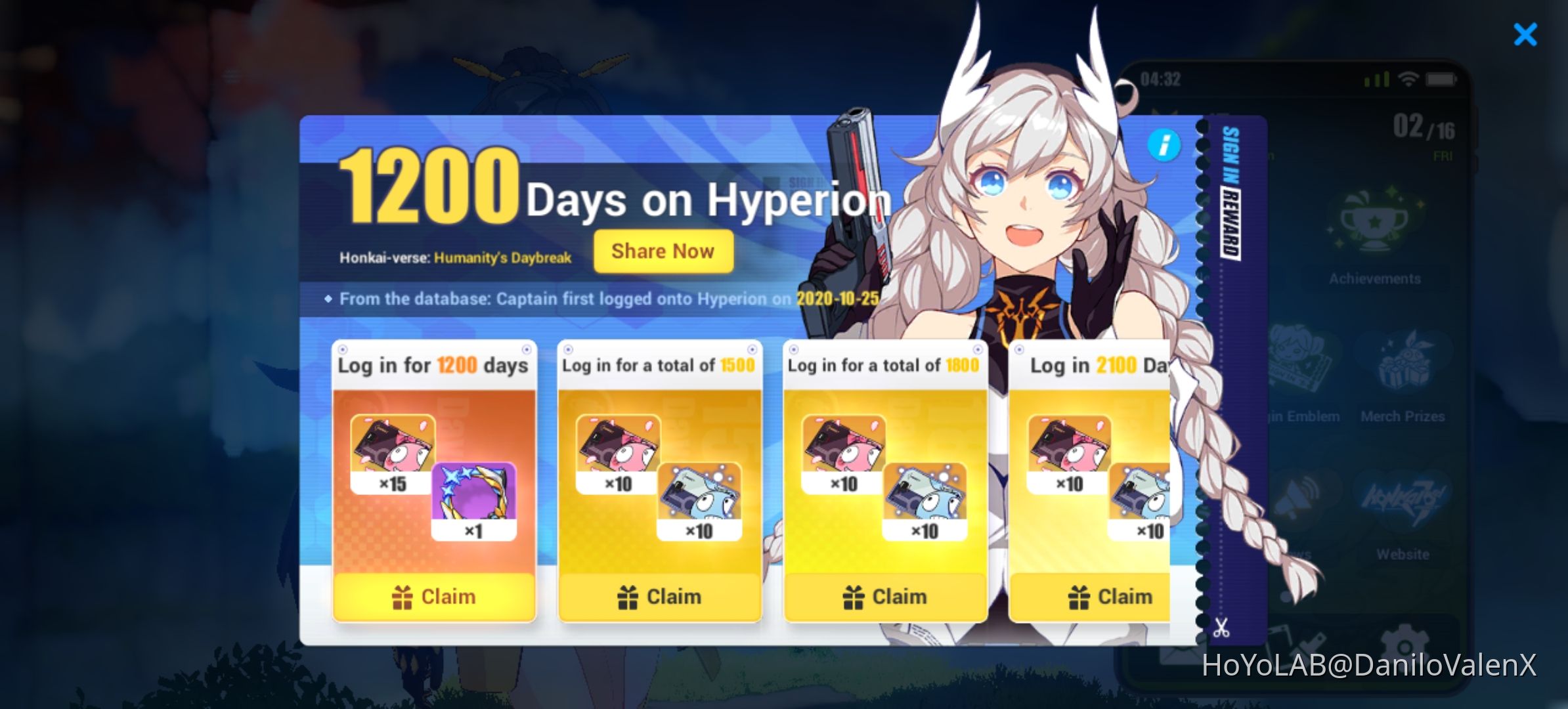1200 Days on Hyperion! Honkai Impact 3rd | HoYoLAB