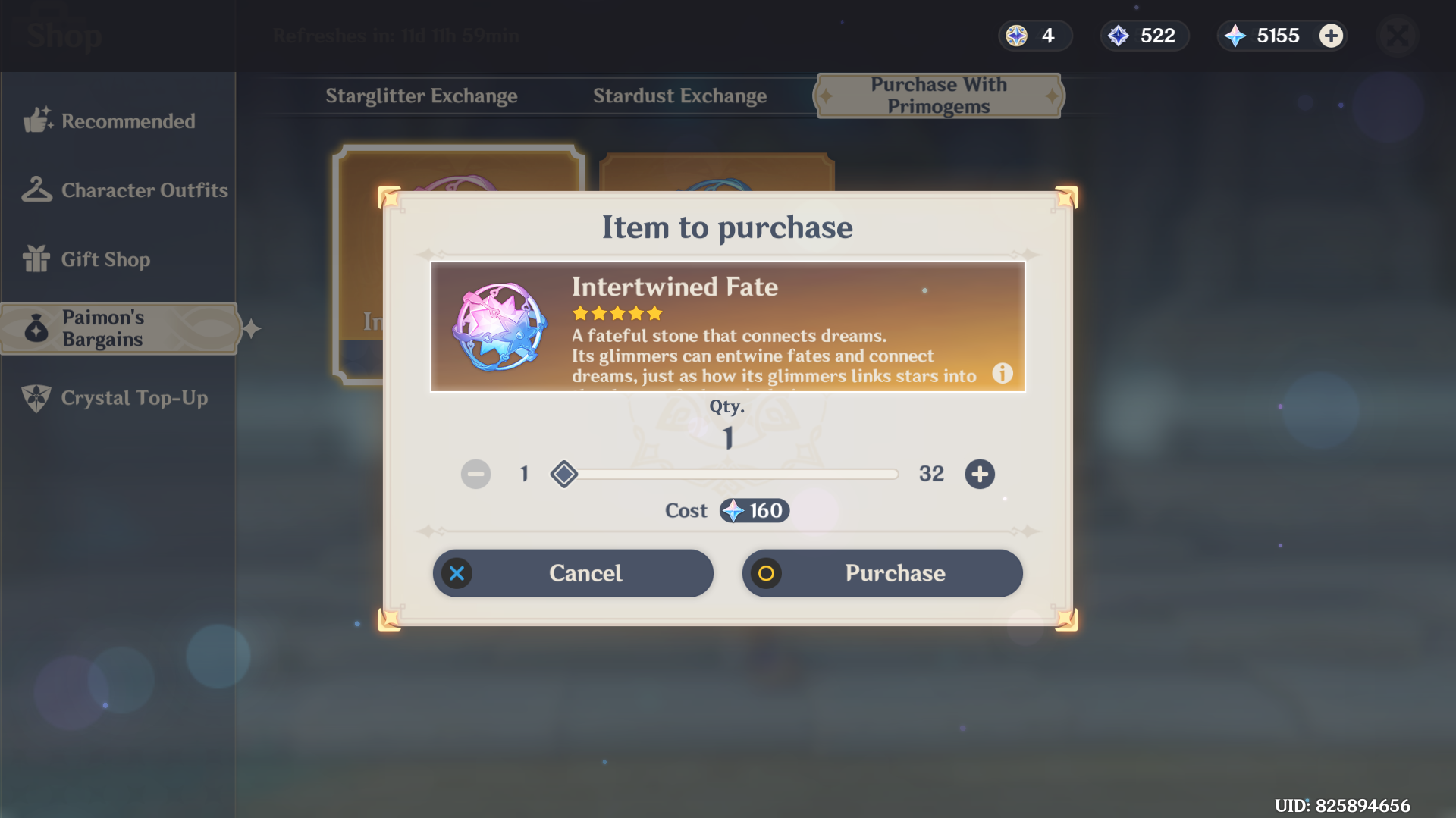 savings for arlefuri Genshin Impact | HoYoLAB