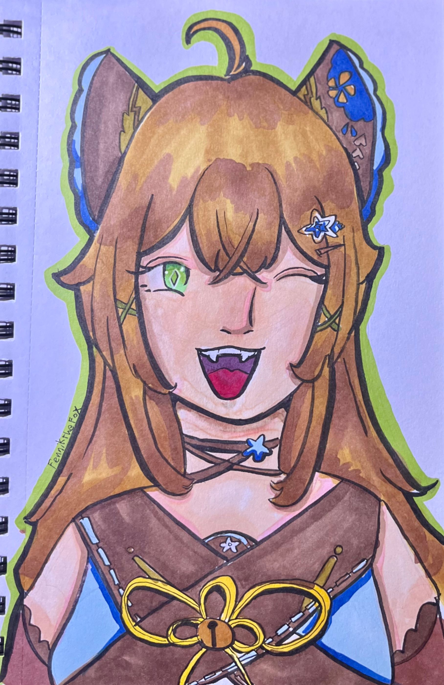 Kirara drawing! Genshin Impact | HoYoLAB