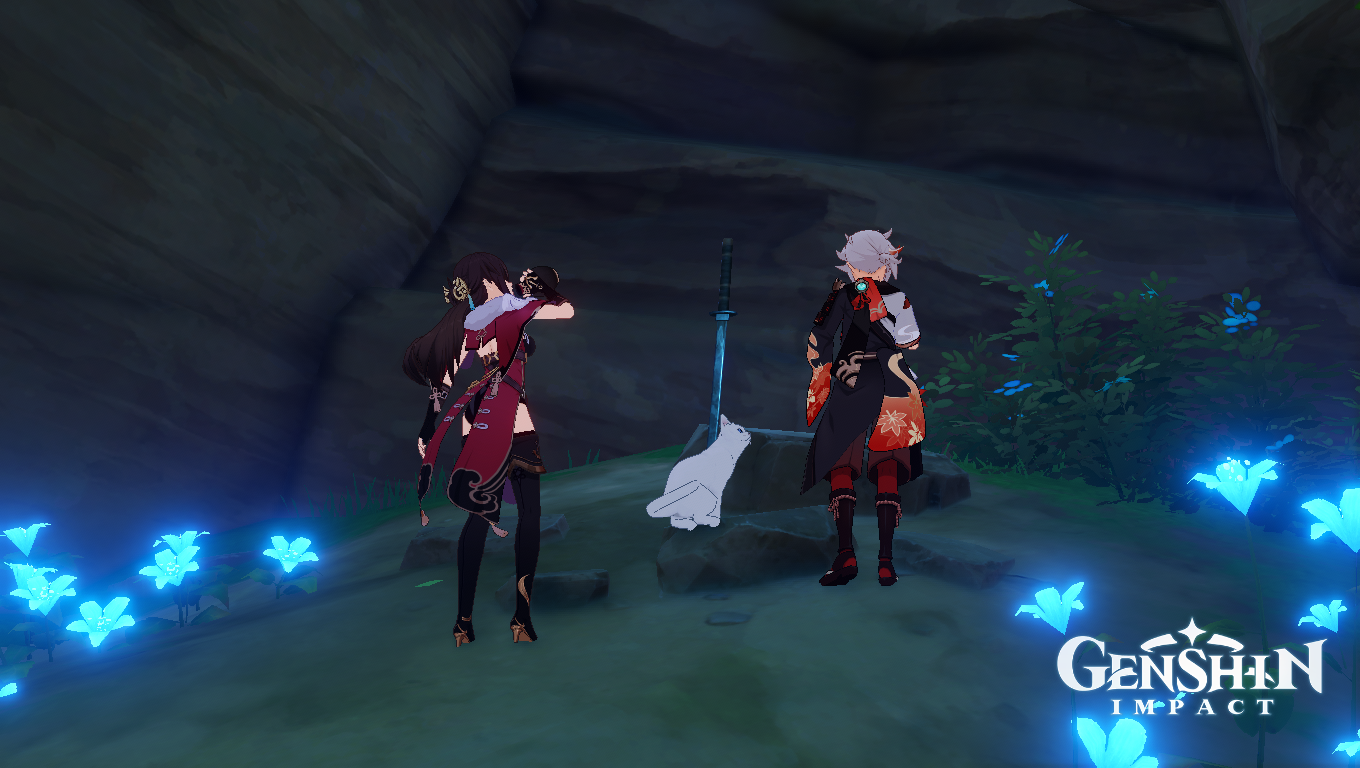 visiting Tomo's grave Genshin Impact | HoYoLAB