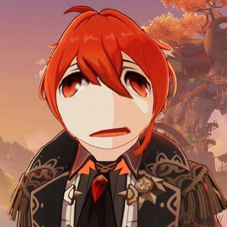 Diluc as a cute child asking you for wine Genshin Impact | HoYoLAB