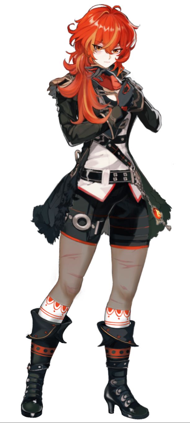 Дилюк как женщина Genshin Impact | HoYoLAB