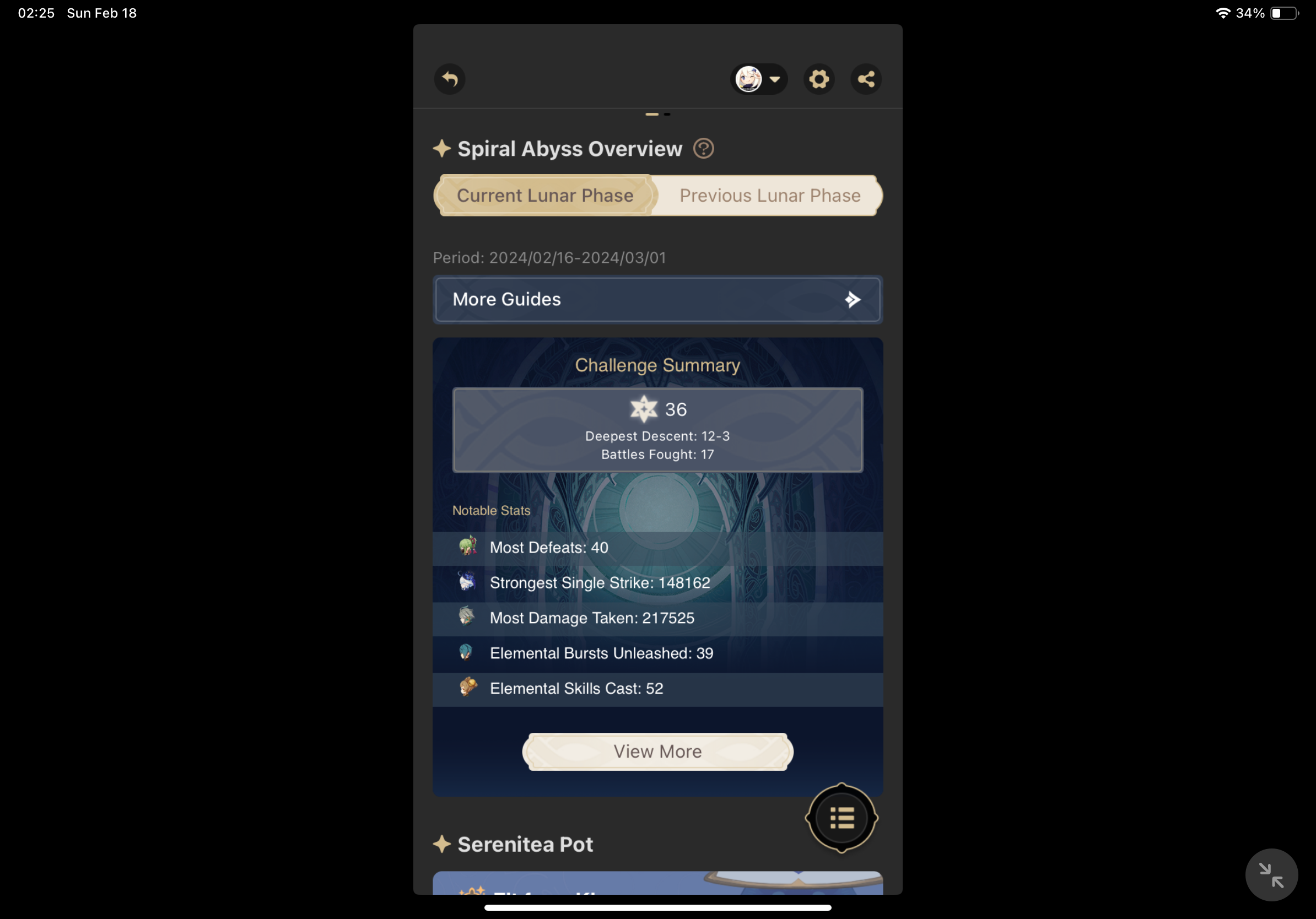 February abyss 2nd round Genshin Impact | HoYoLAB