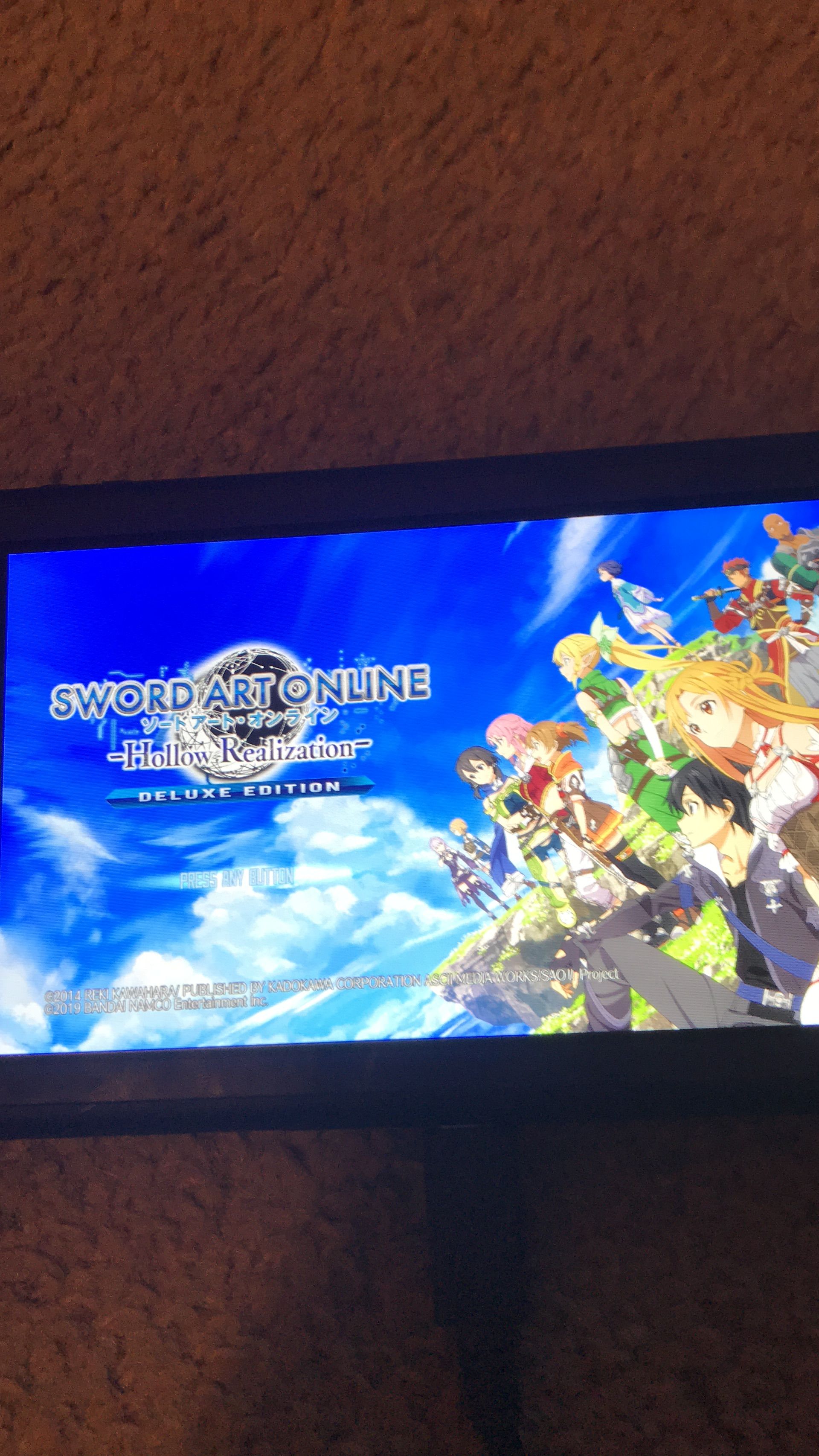 Playing SAO aka Sword Art Online, this is my first SAO game I ever ...