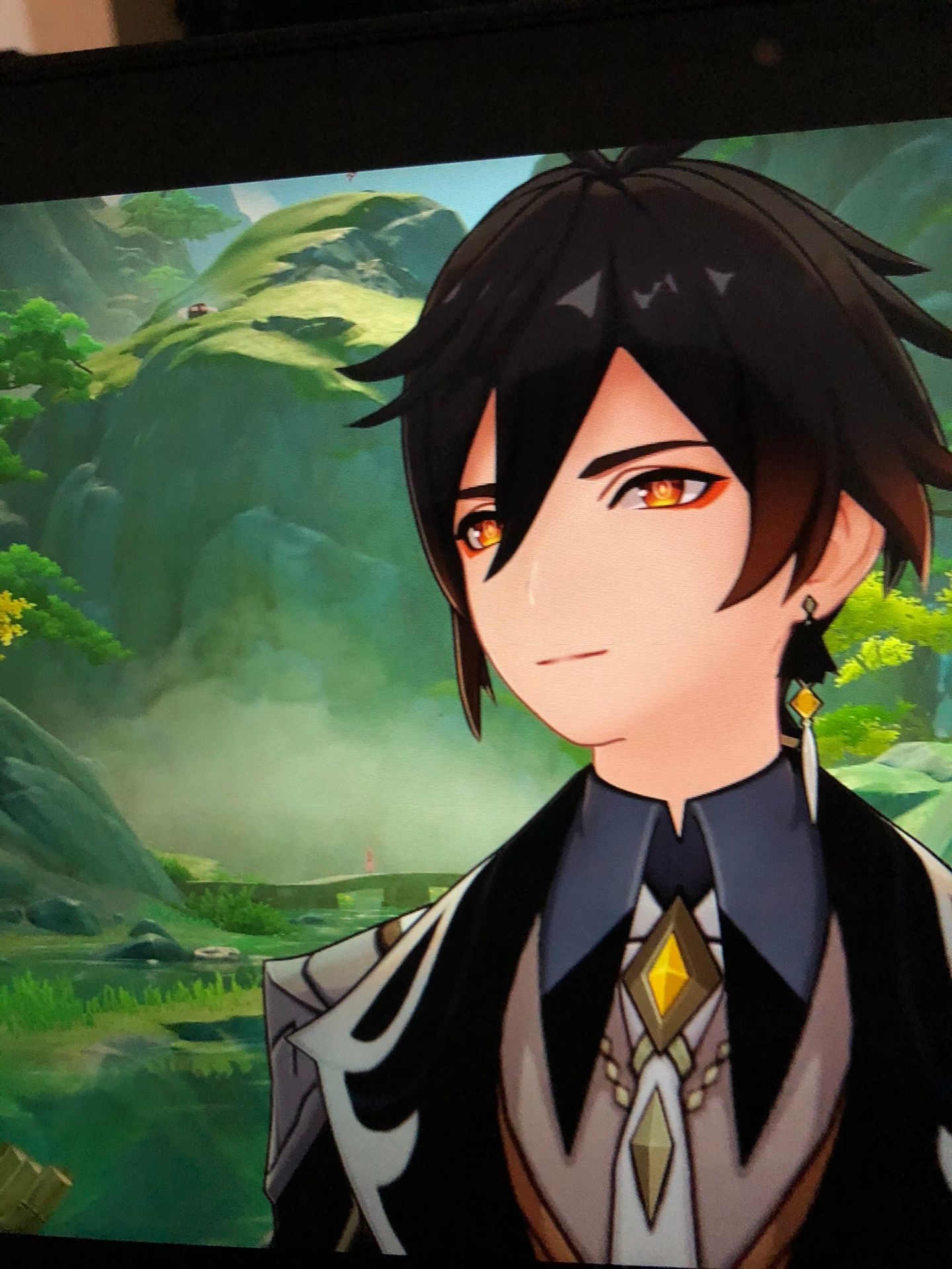 I can’t get enough of this smile of Zhongli Genshin Impact | HoYoLAB