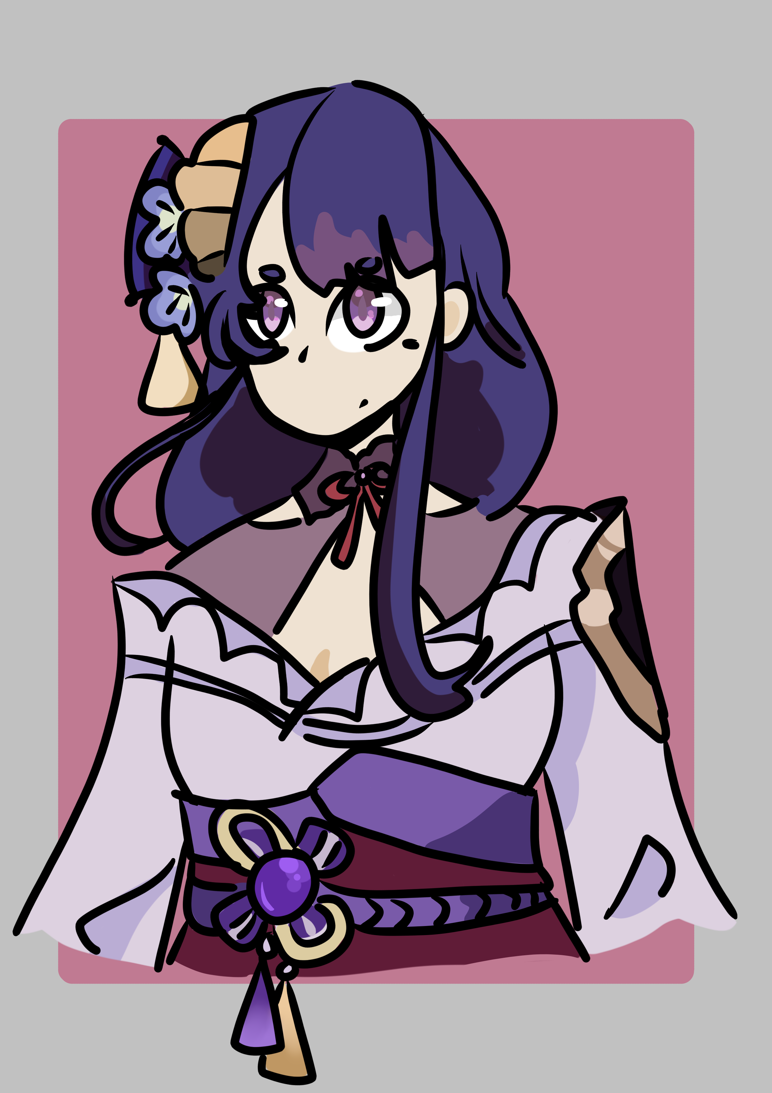 Raiden Fanart Genshin Impact | HoYoLAB