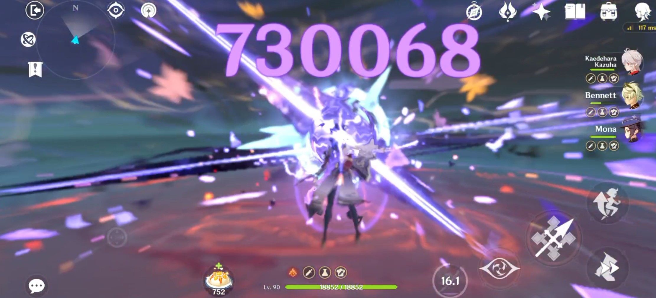 My daily raiden part 3.8 (food with stunned raiden boss) Genshin Impact ...